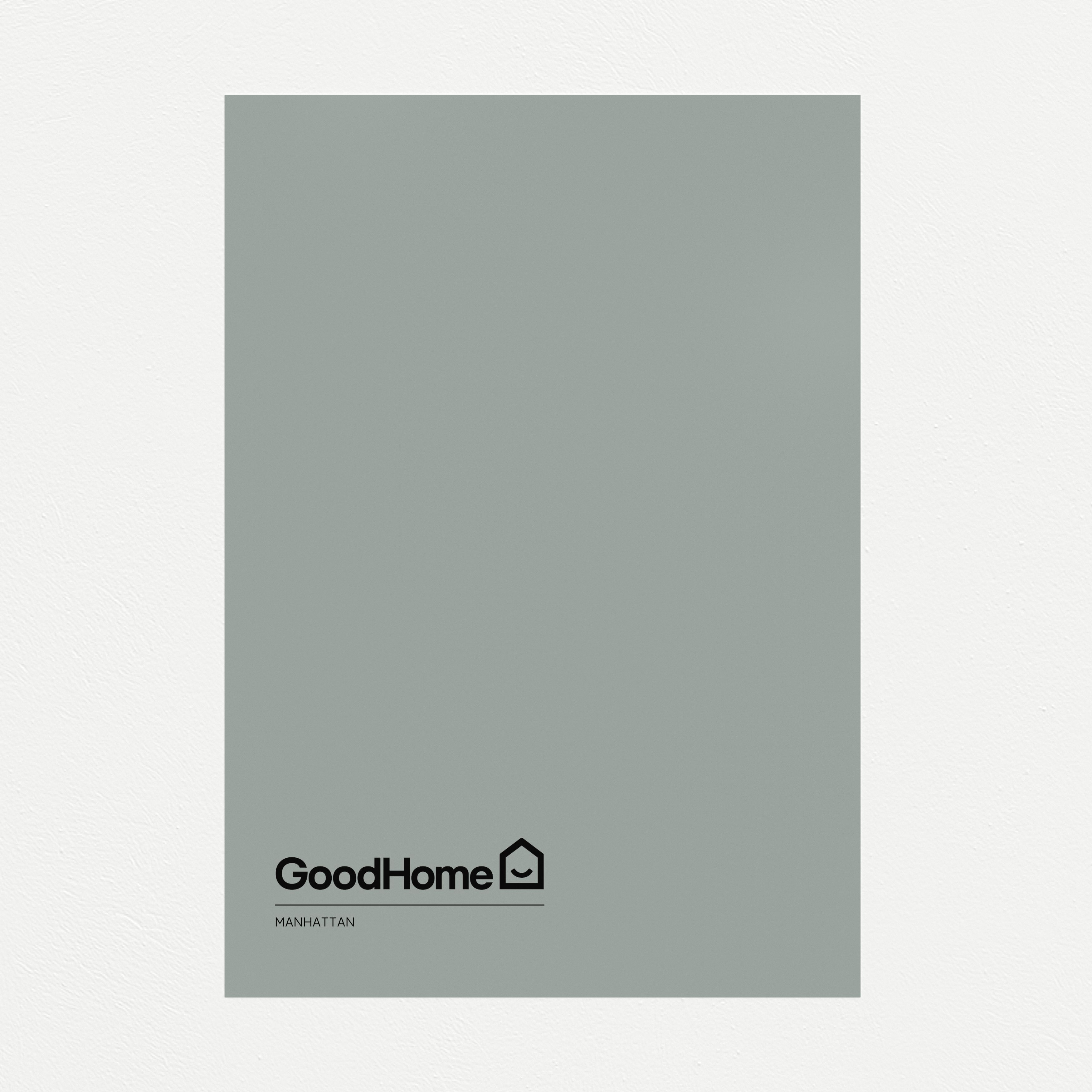 GoodHome paint Grey Matt Wall & ceiling Emulsion paint, 50ml Tester pot