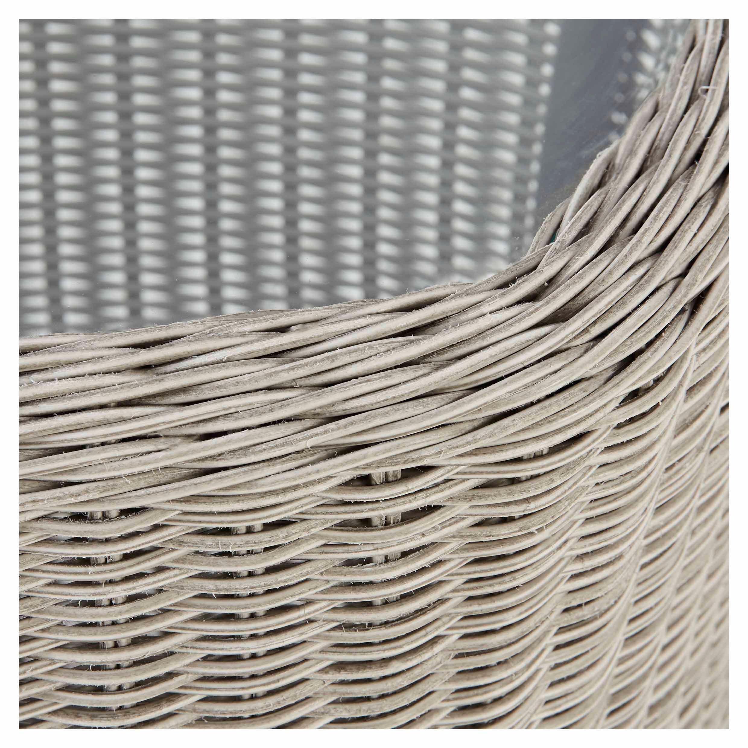 GoodHome Pilares Sand Rattan effect 2 seater Garden furniture set | DIY ...