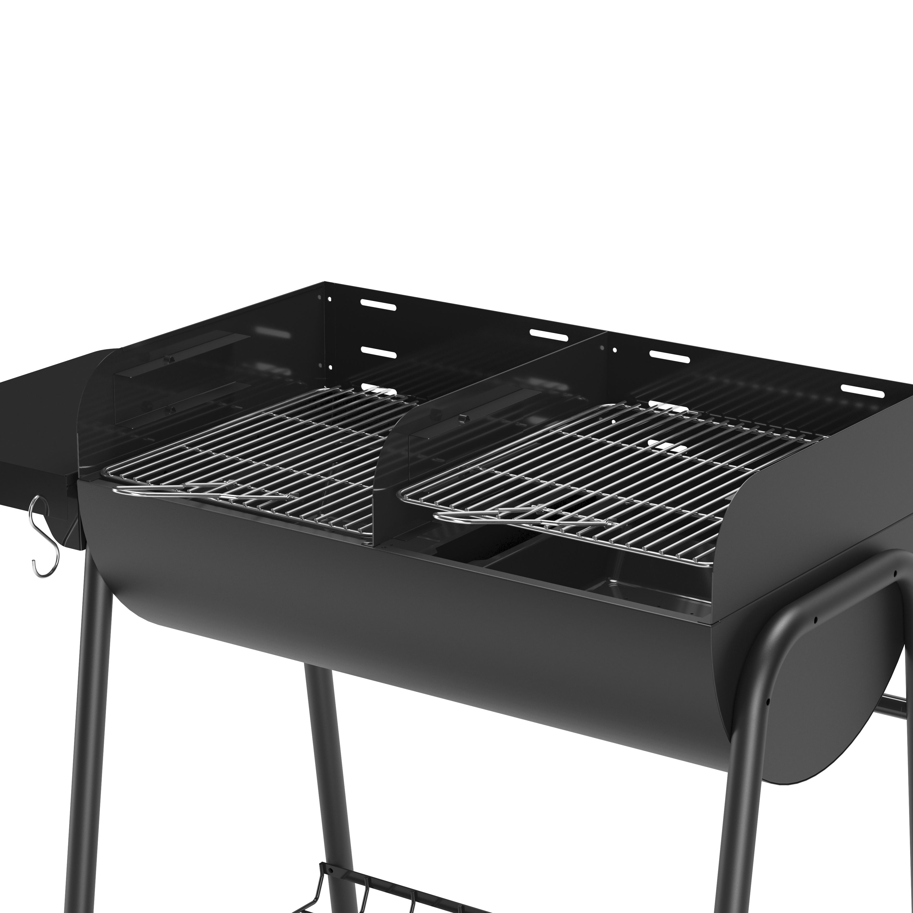 GoodHome Pondera Black Charcoal BBQ