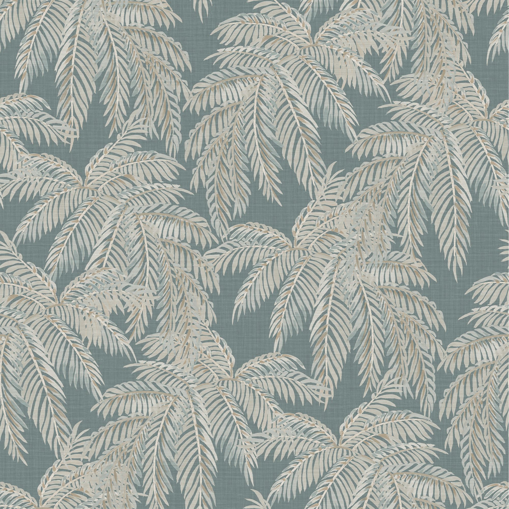 GoodHome Pyroo Sage Palm trees Textured Wallpaper | DIY at B&Q