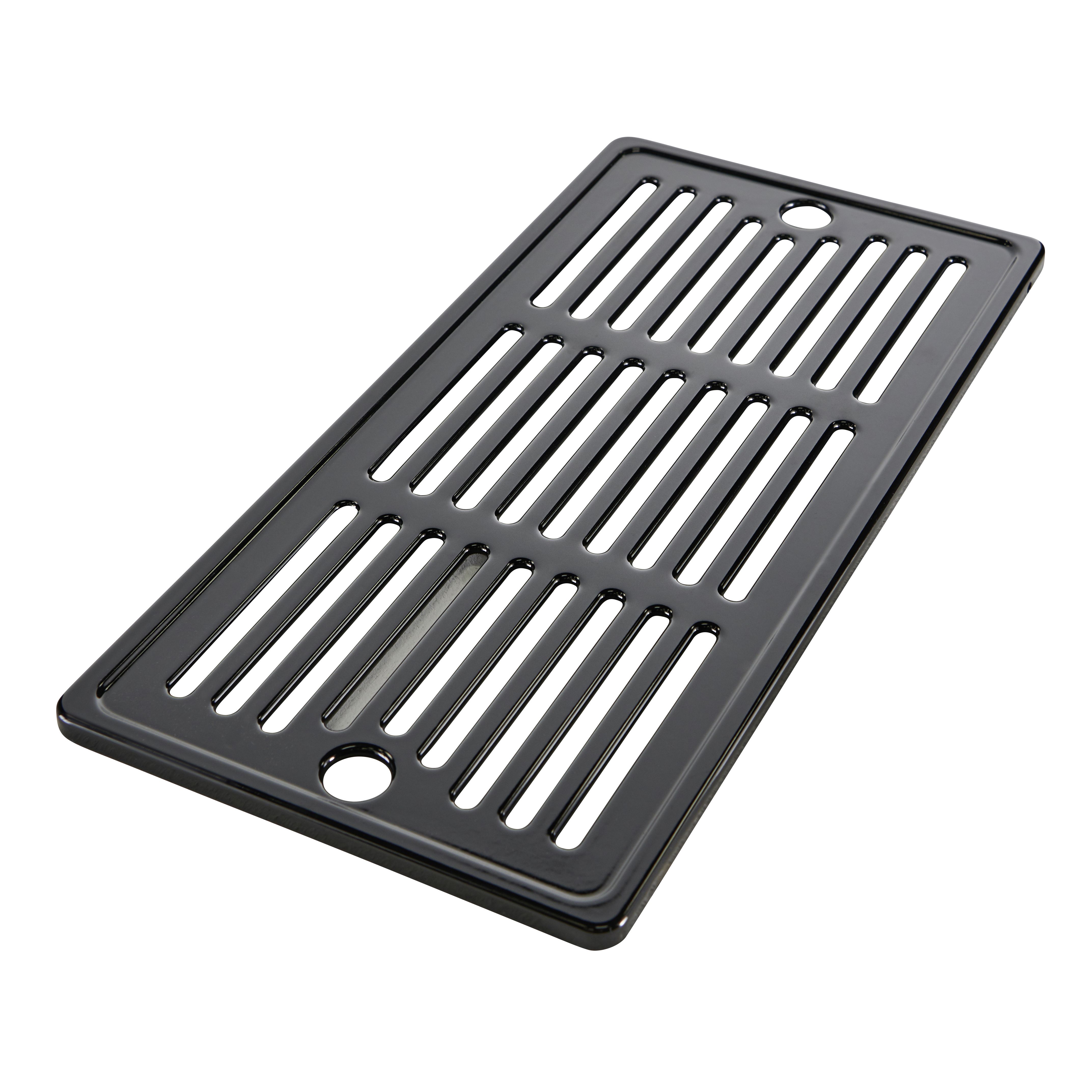 GoodHome Rectangular Steel Barbecue griddle 43cm(L) x 21cm(W) | DIY at B&Q