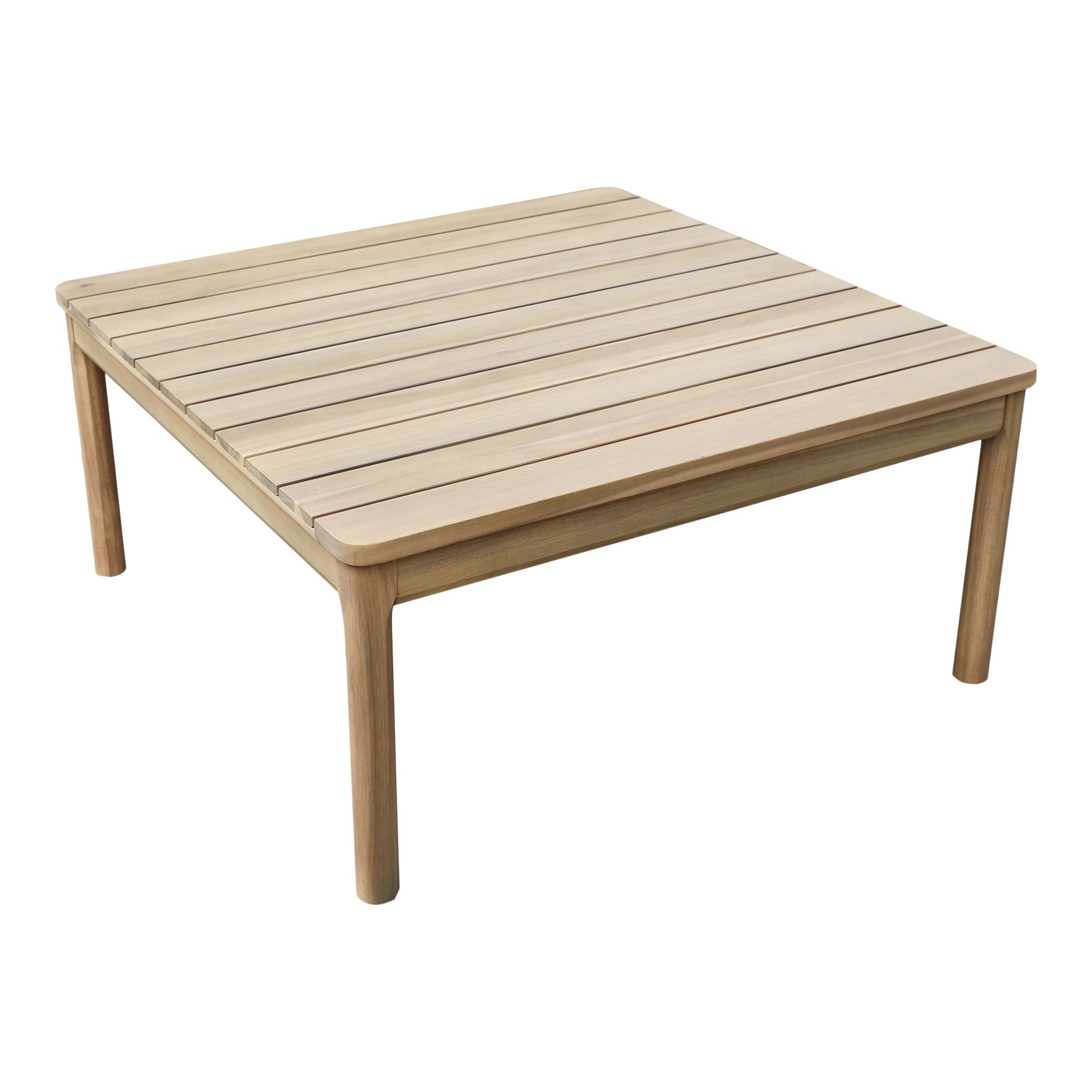 GoodHome Riveo Natural 5 Seater Modular corner Garden furniture set