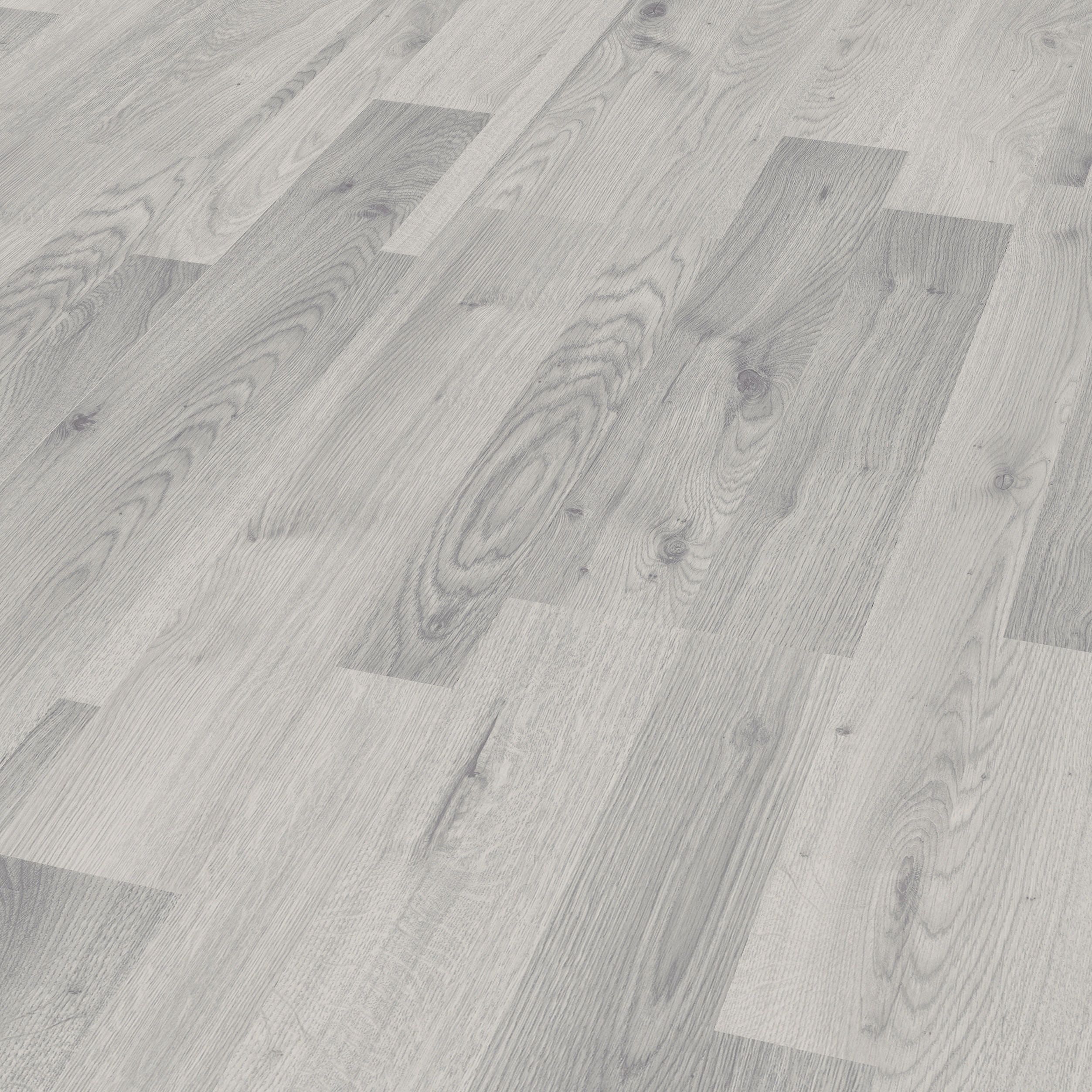 GoodHome Rockhampton Vintage oak Multistrip grey oak Grey wood effect ...
