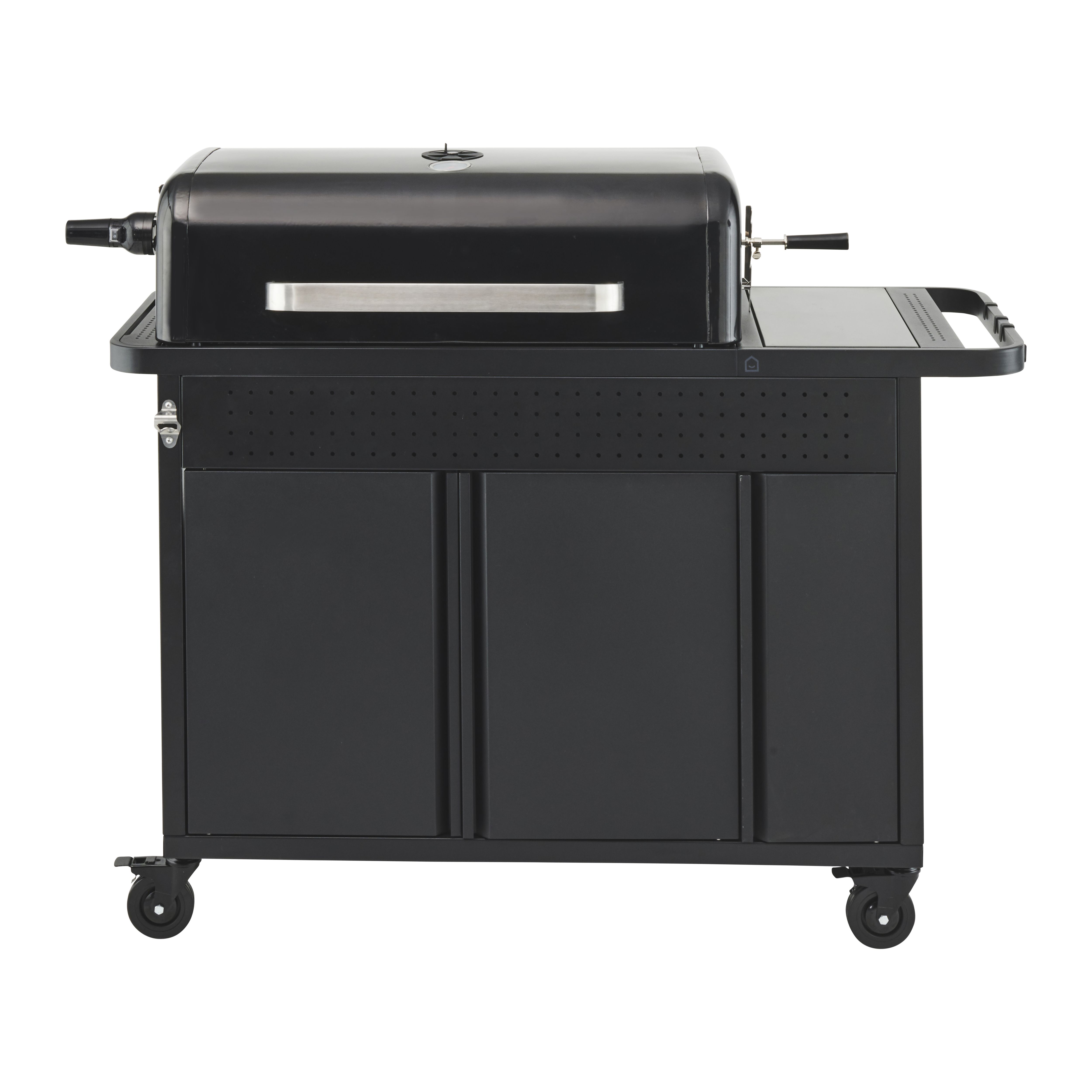 GoodHome Rockwell Black Charcoal BBQ