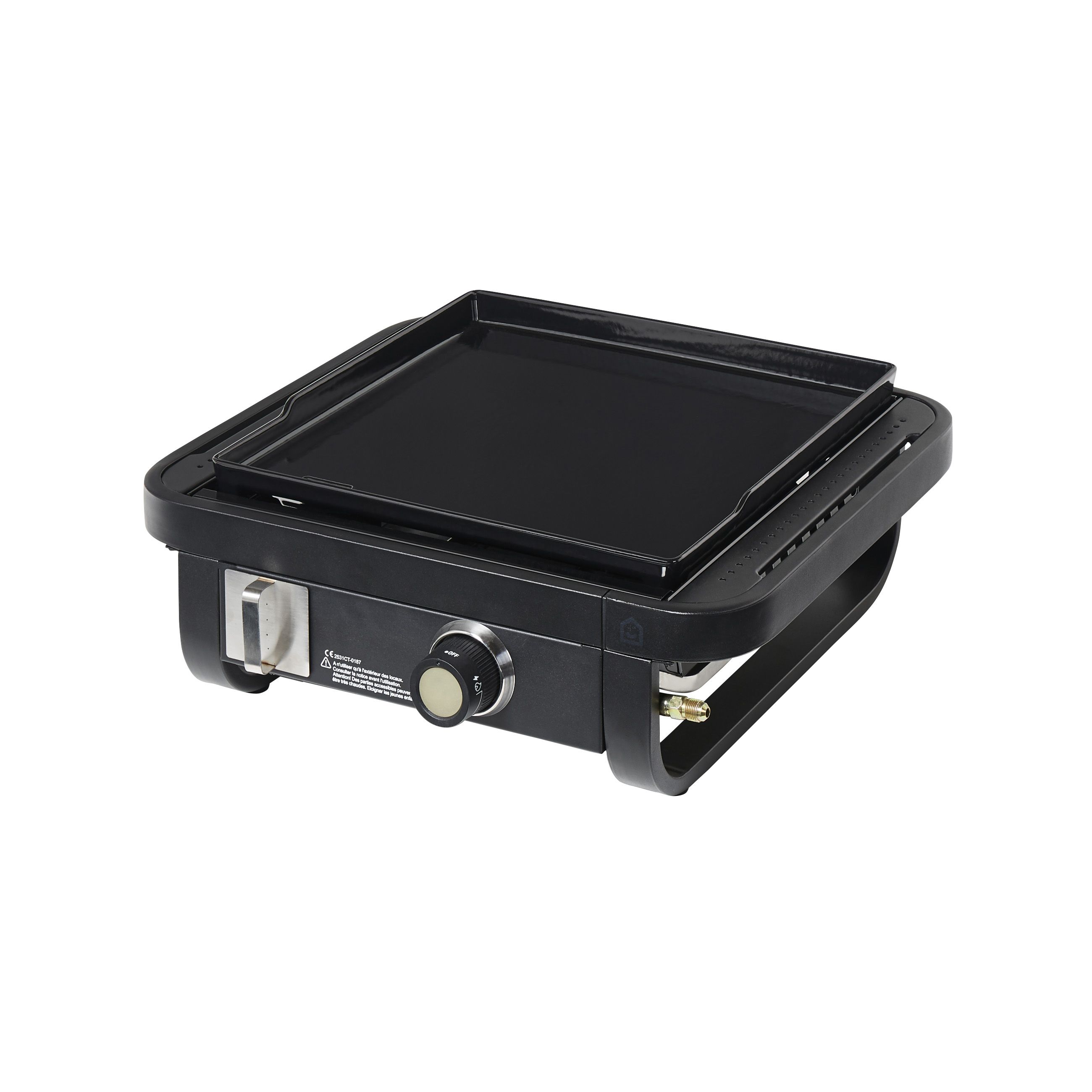 GoodHome Rockwell Square Steel Plancha 55cm(W) | DIY at B&Q