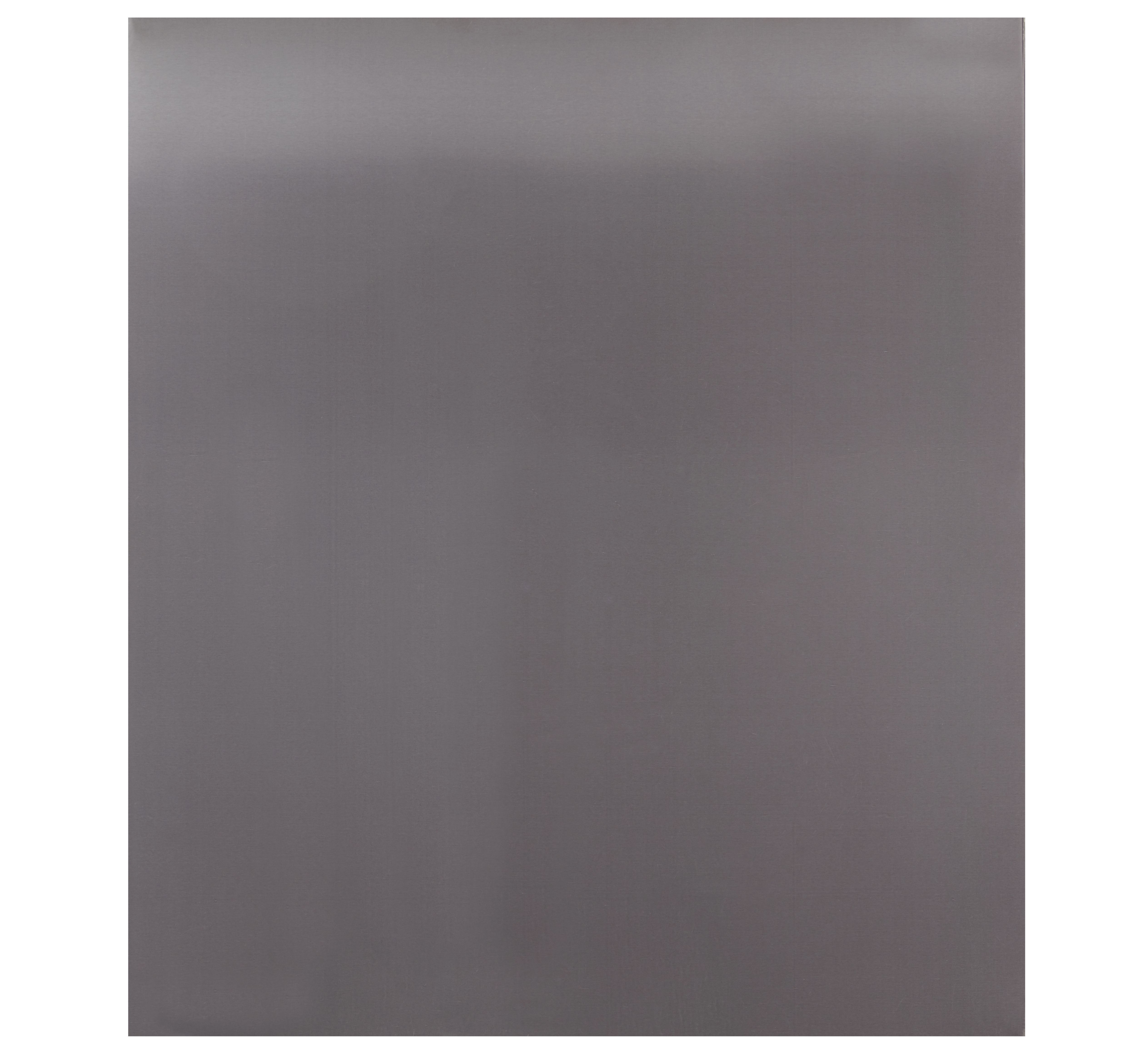 GoodHome Silver Single Gunmetal effect Stainless steel Splashback, (H ...