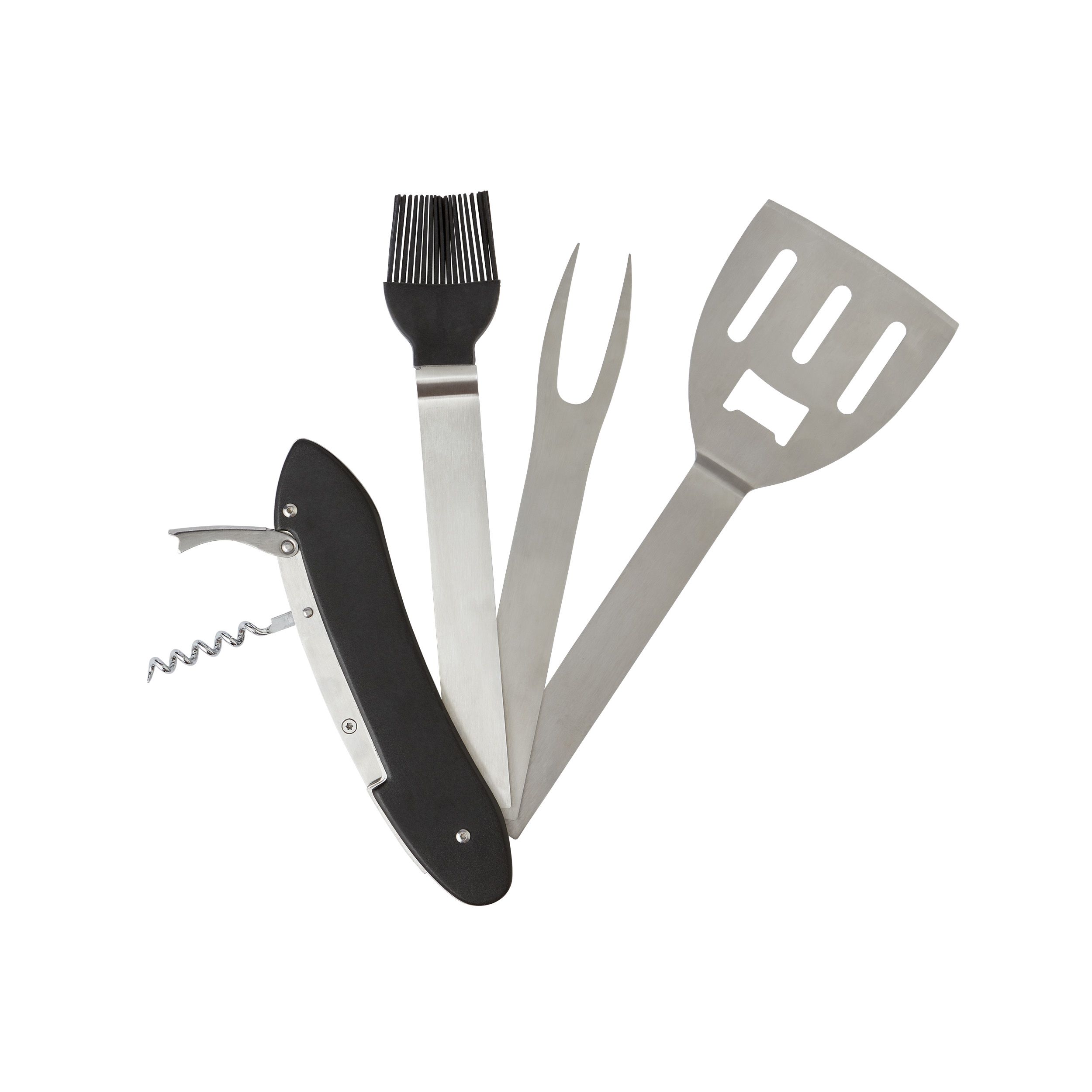 GoodHome Stainless steel Barbecue tool set