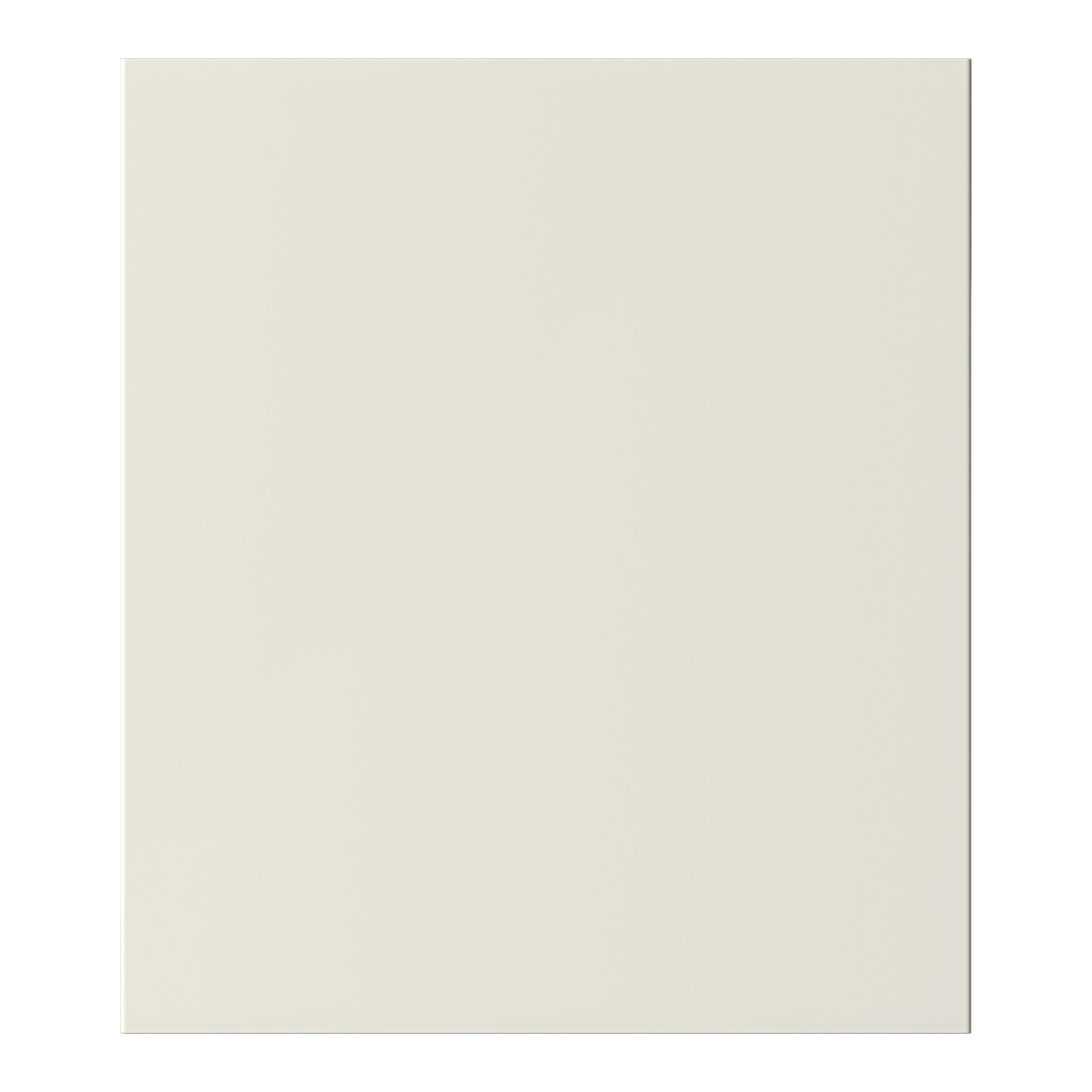 GoodHome Stevia Innovo handleless gloss cream slab Drawer front ...