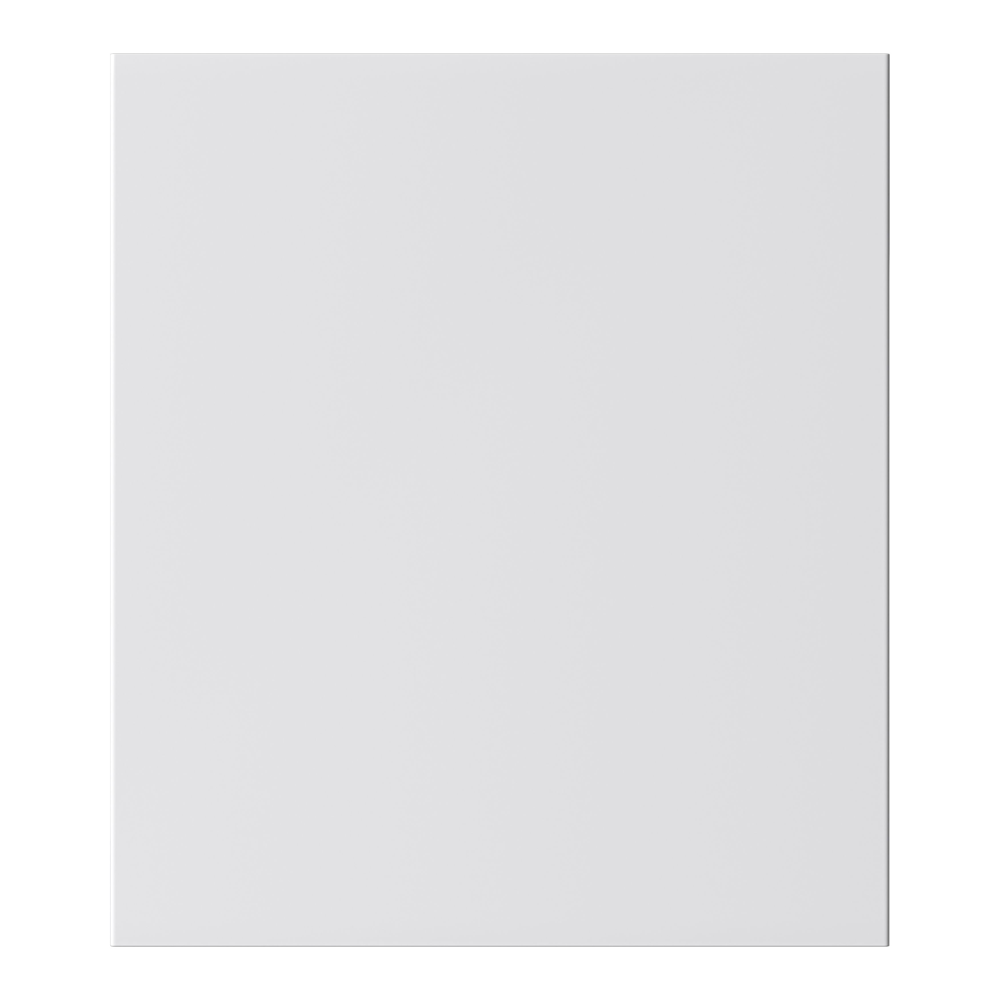 GoodHome Stevia Innovo handleless Gloss light grey Slab 2 drawer front ...