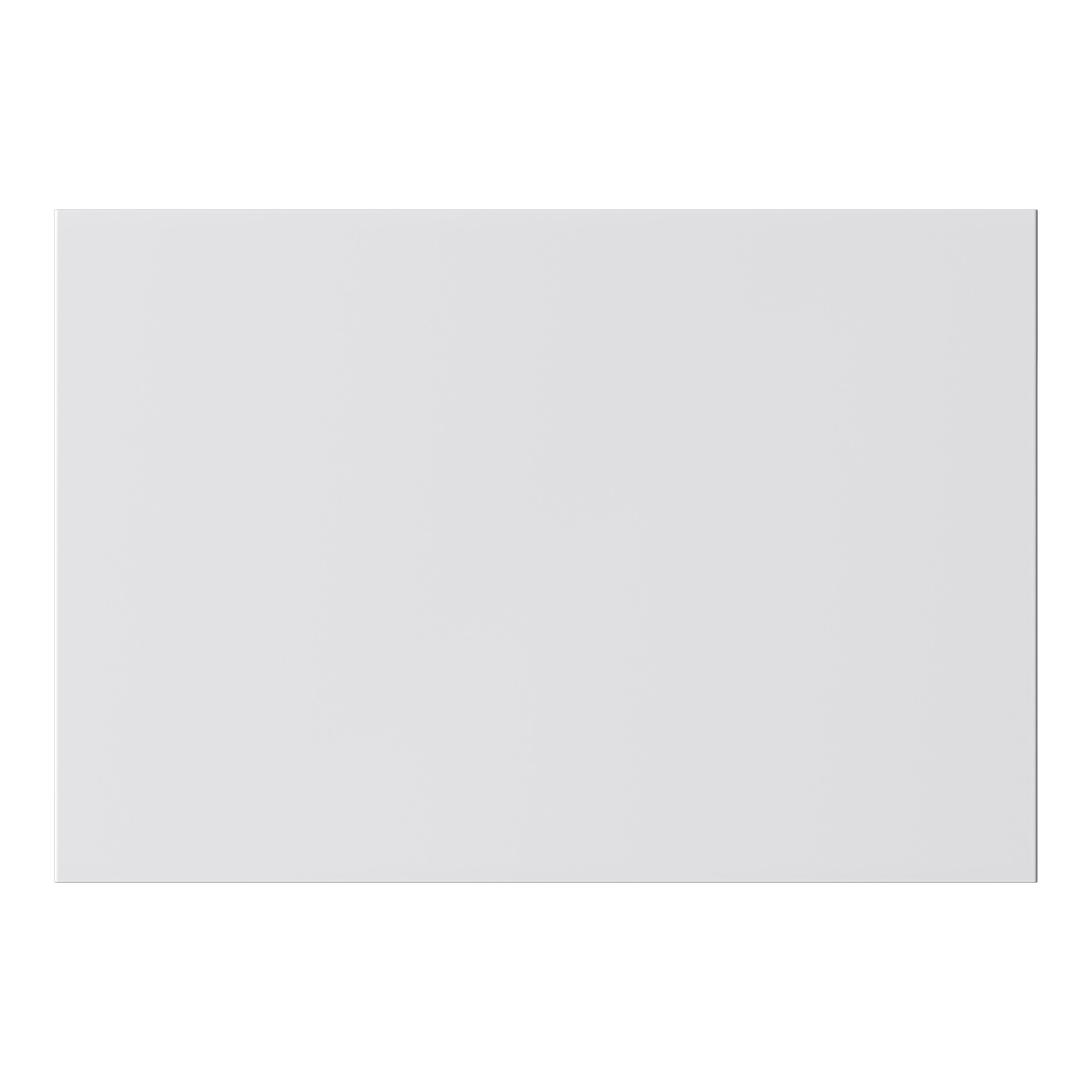 GoodHome Stevia Innovo handleless Gloss light grey Slab 2 drawer front ...