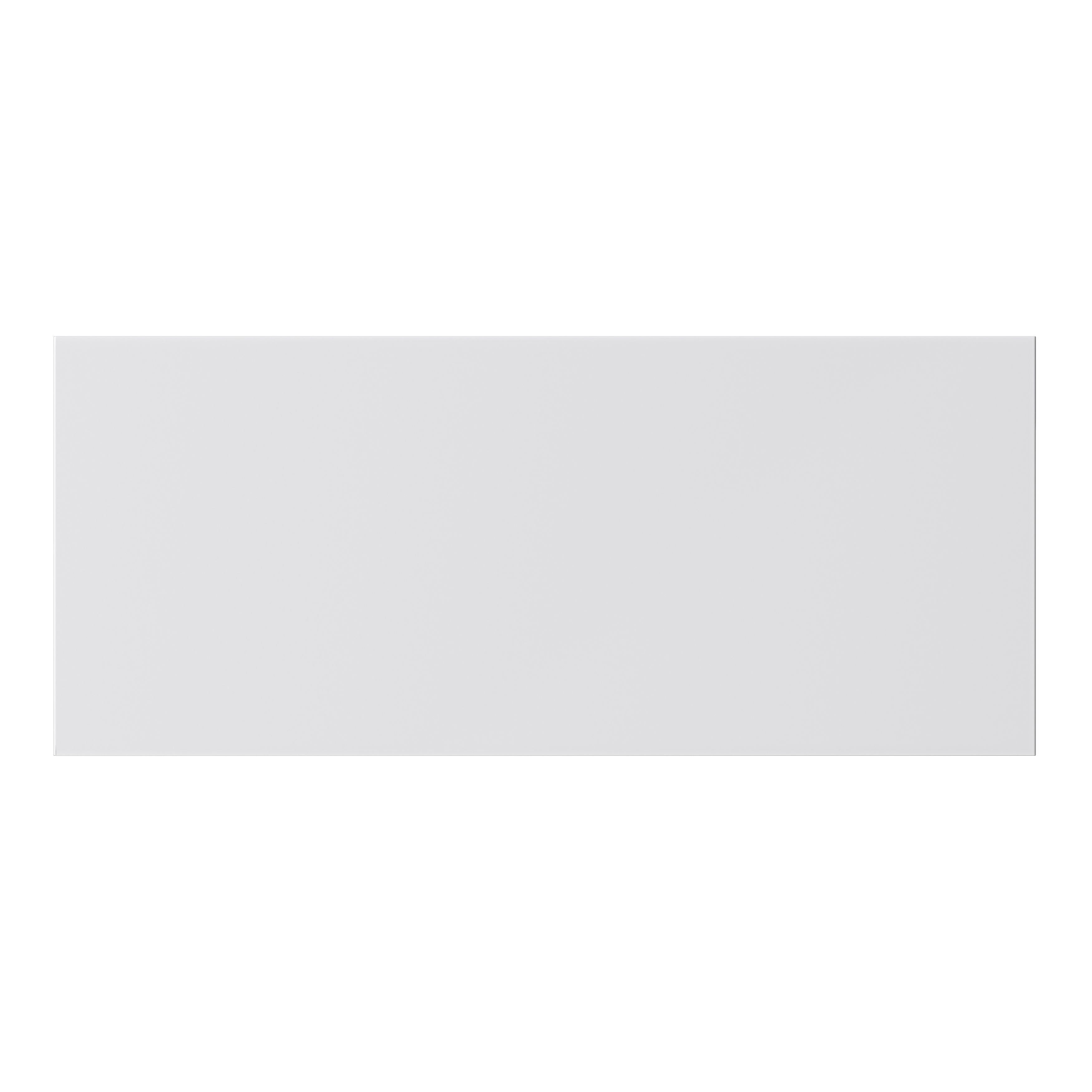 GoodHome Stevia Innovo handleless Gloss light grey Slab 2 drawer front ...