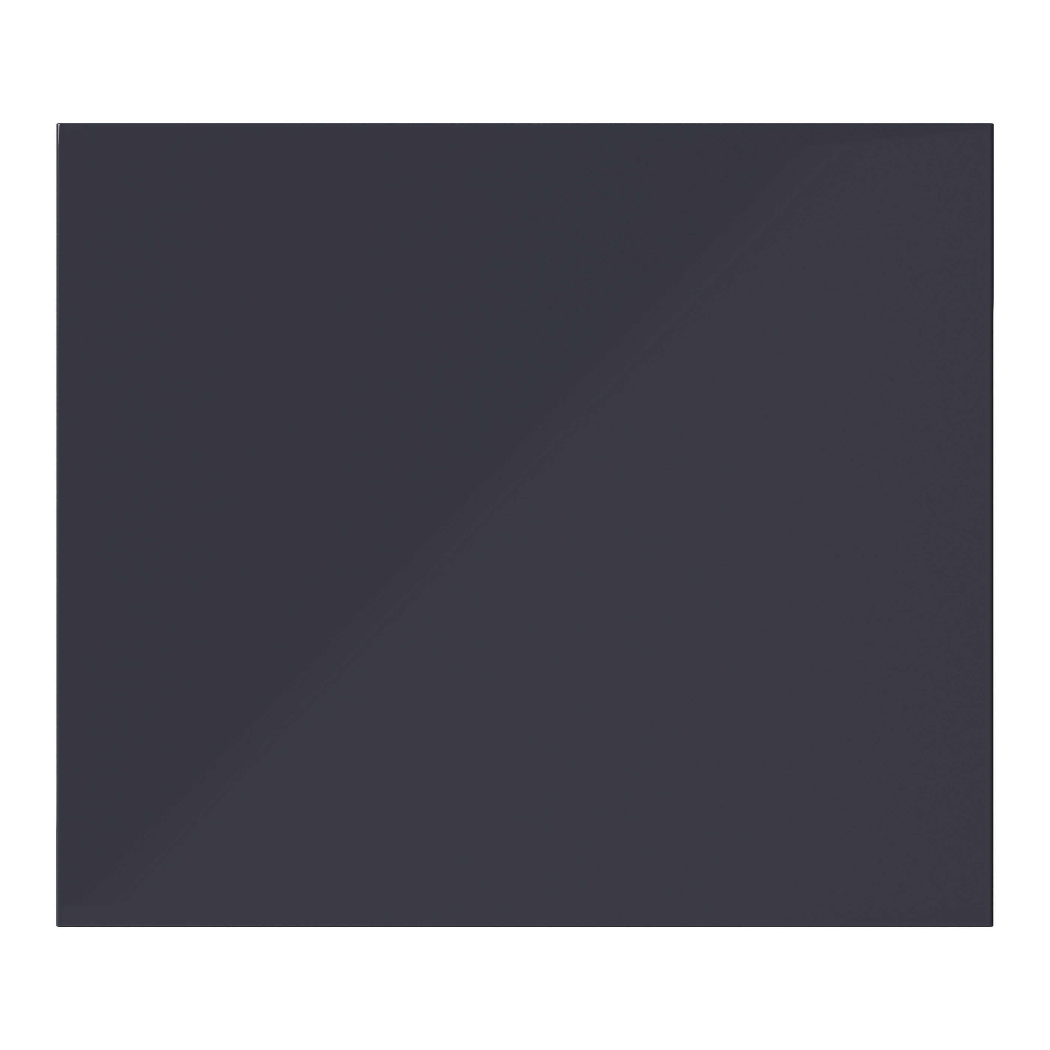 GoodHome Stevia Innovo handleless Matt midnight blue Slab Drawer front ...