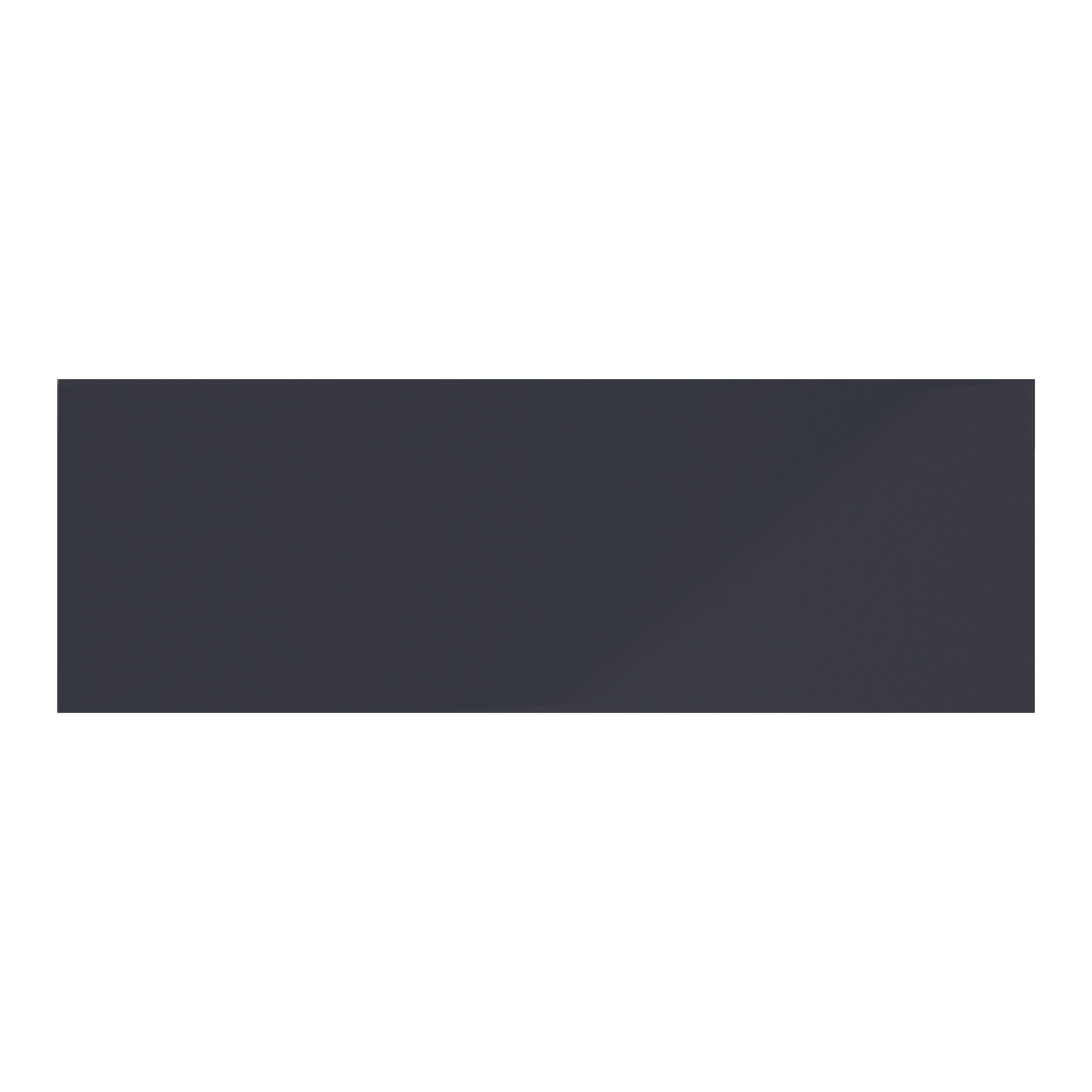 GoodHome Stevia Innovo handleless Matt midnight blue Slab Drawer front ...