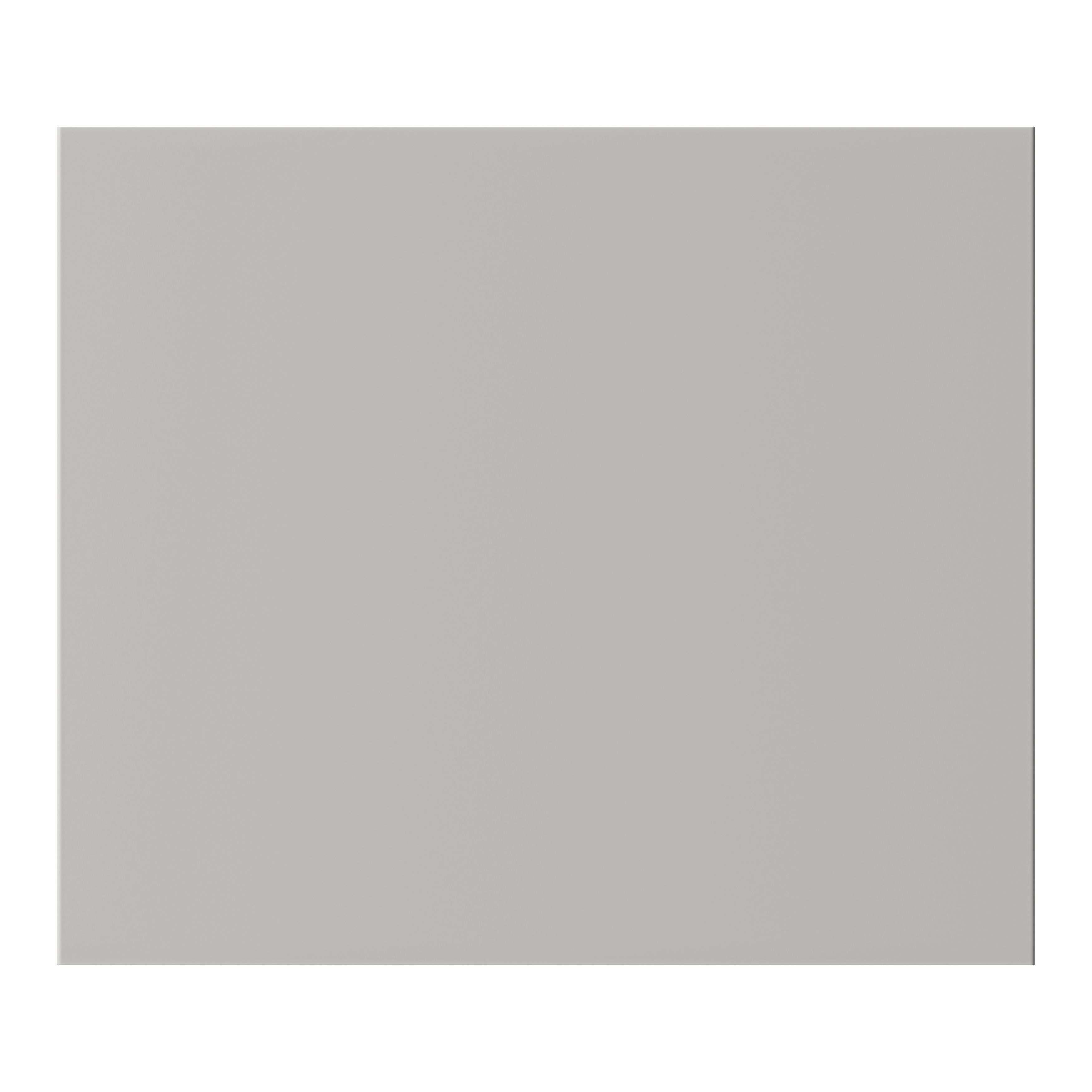 GoodHome Stevia Innovo handleless matt pewter grey slab Drawer front ...