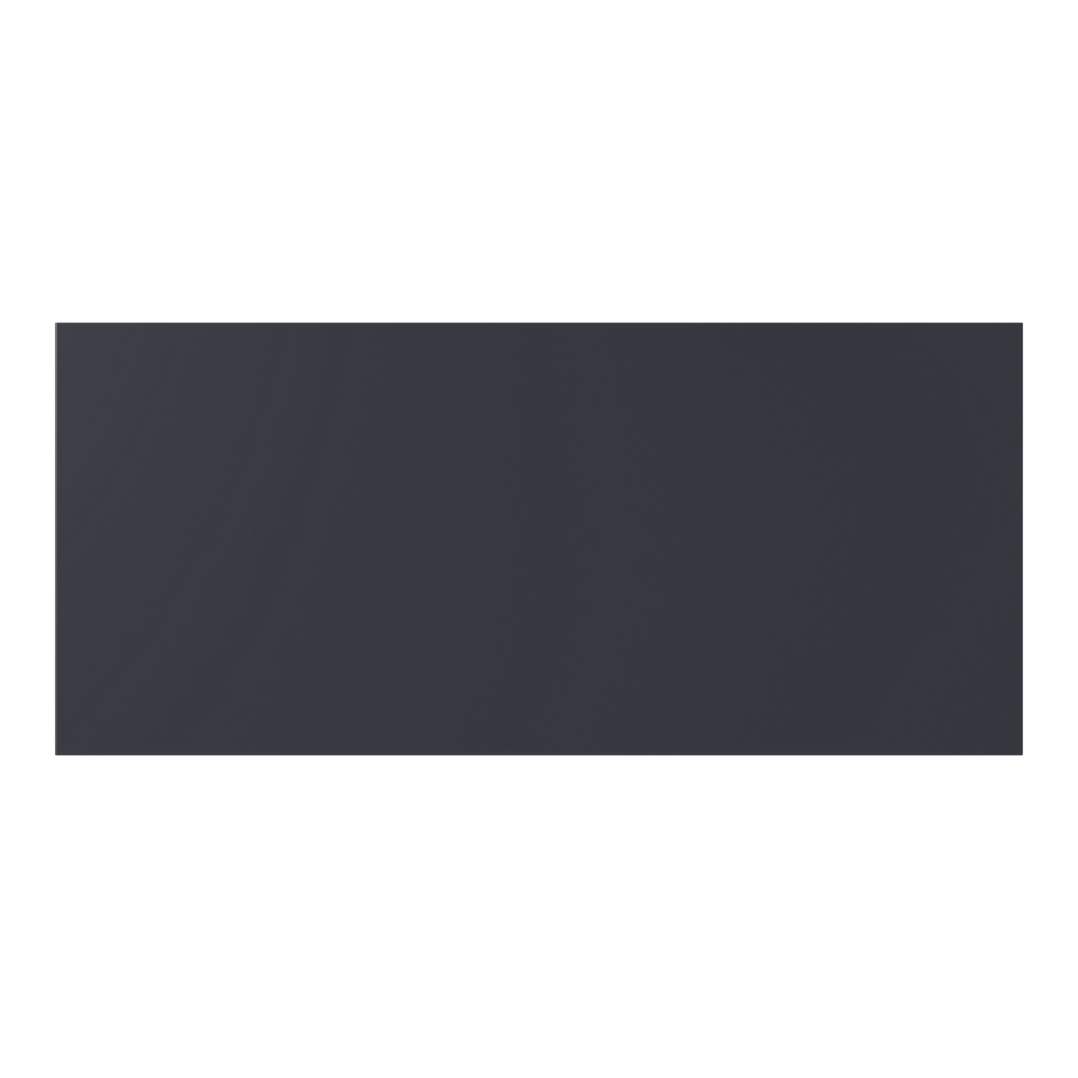 GoodHome Stevia Matt blue Slab 2 drawer front, bridging door & bi-fold ...