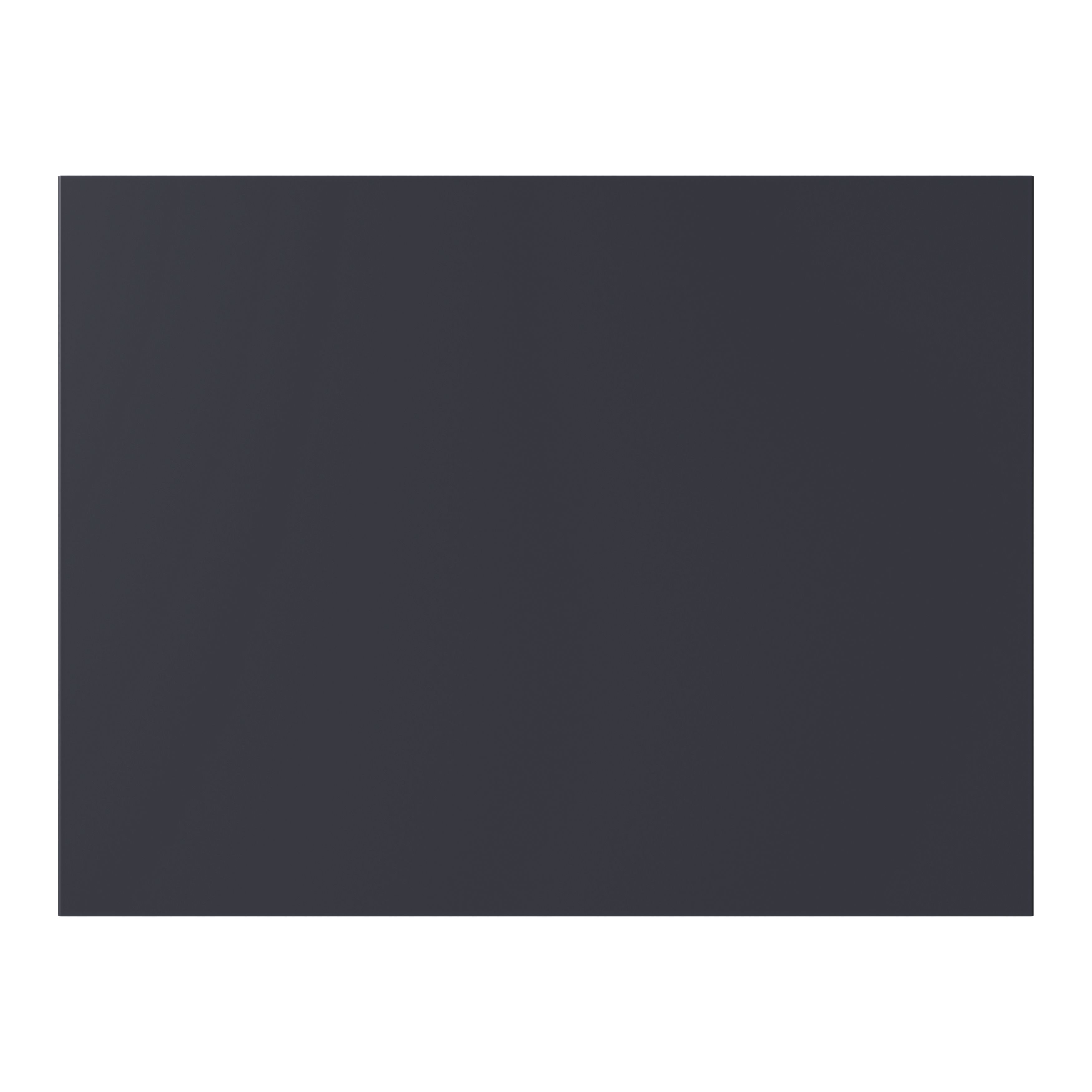 GoodHome Stevia Matt blue slab Appliance Cabinet door (W)600mm (H)453mm ...