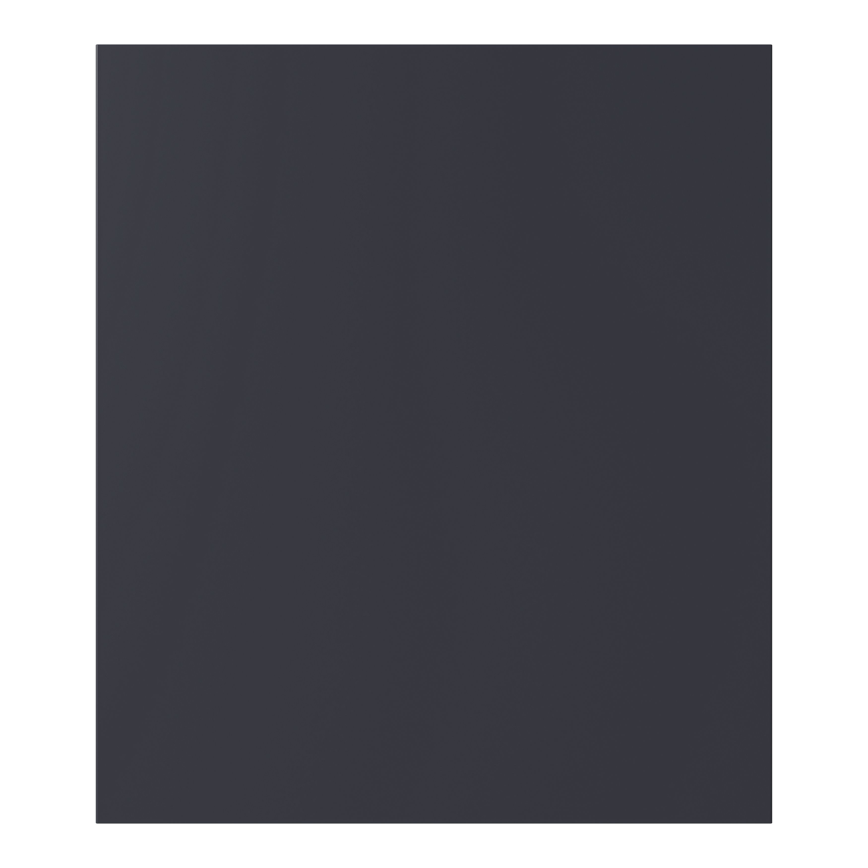 GoodHome Stevia Matt blue Slab Appliance Cabinet door (W)600mm (H)687mm ...