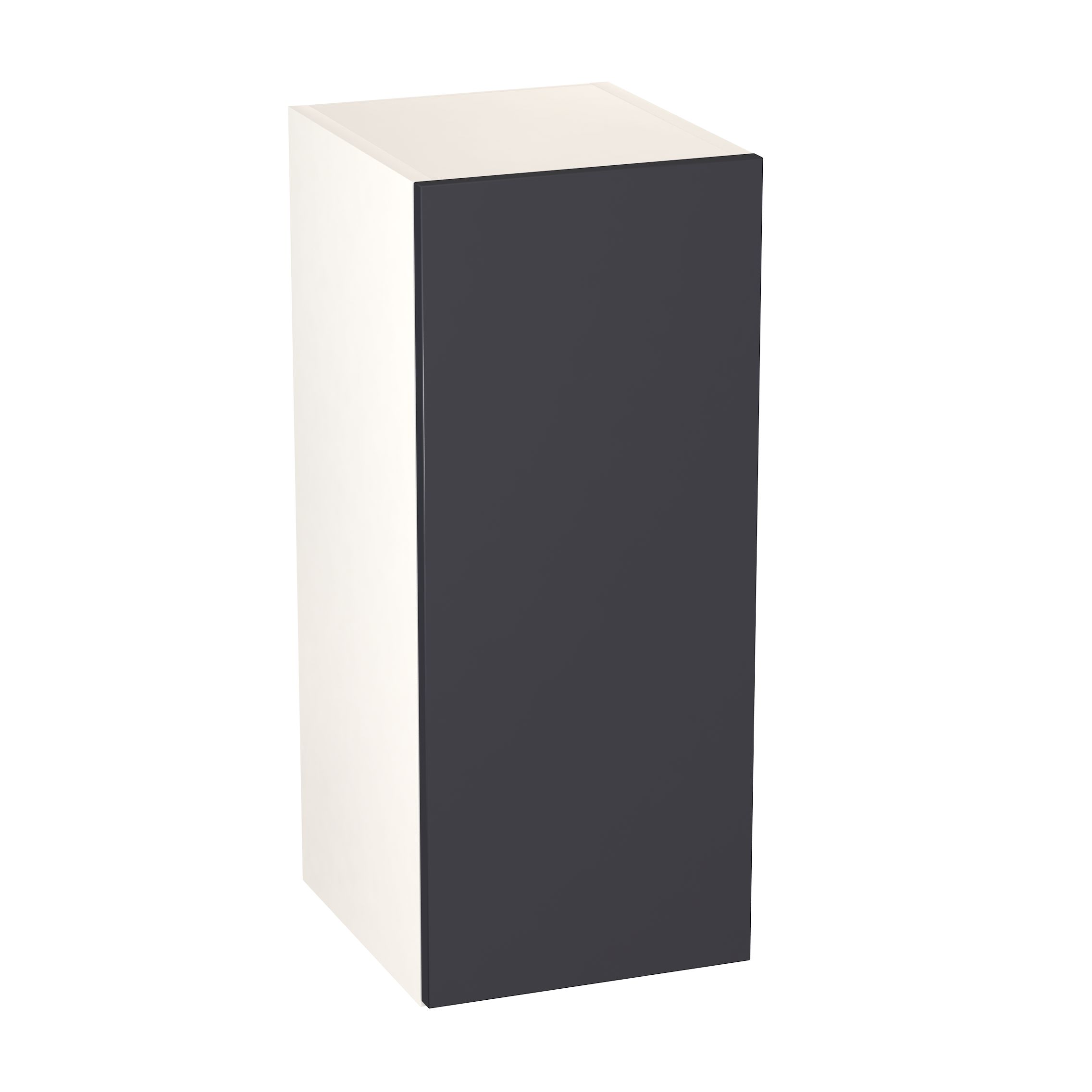 GoodHome Stevia Matt blue slab Wall Kitchen cabinet (W)300mm (H)720mm ...