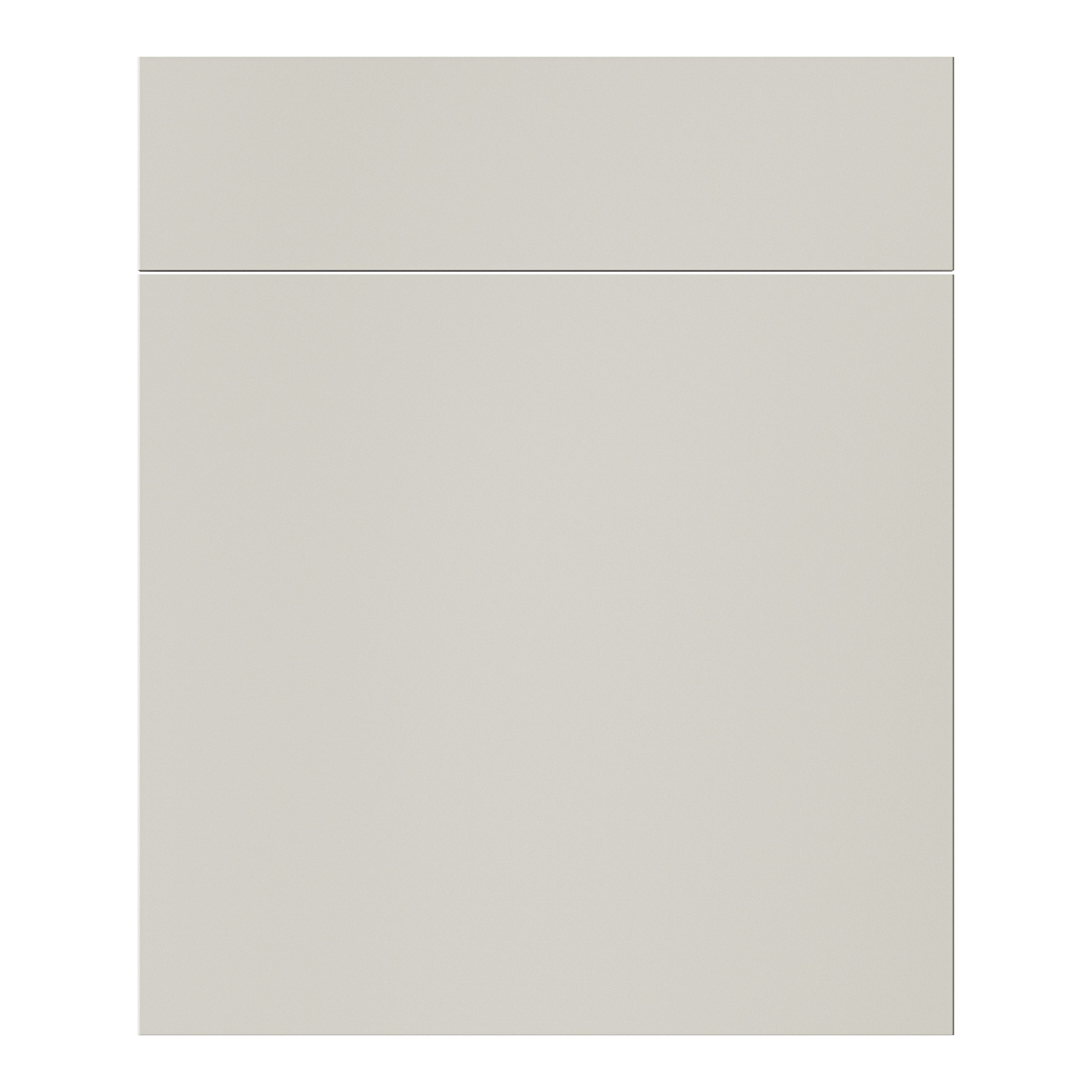 GoodHome Stevia Matt sandstone Slab Drawerline door & drawer front 600mm