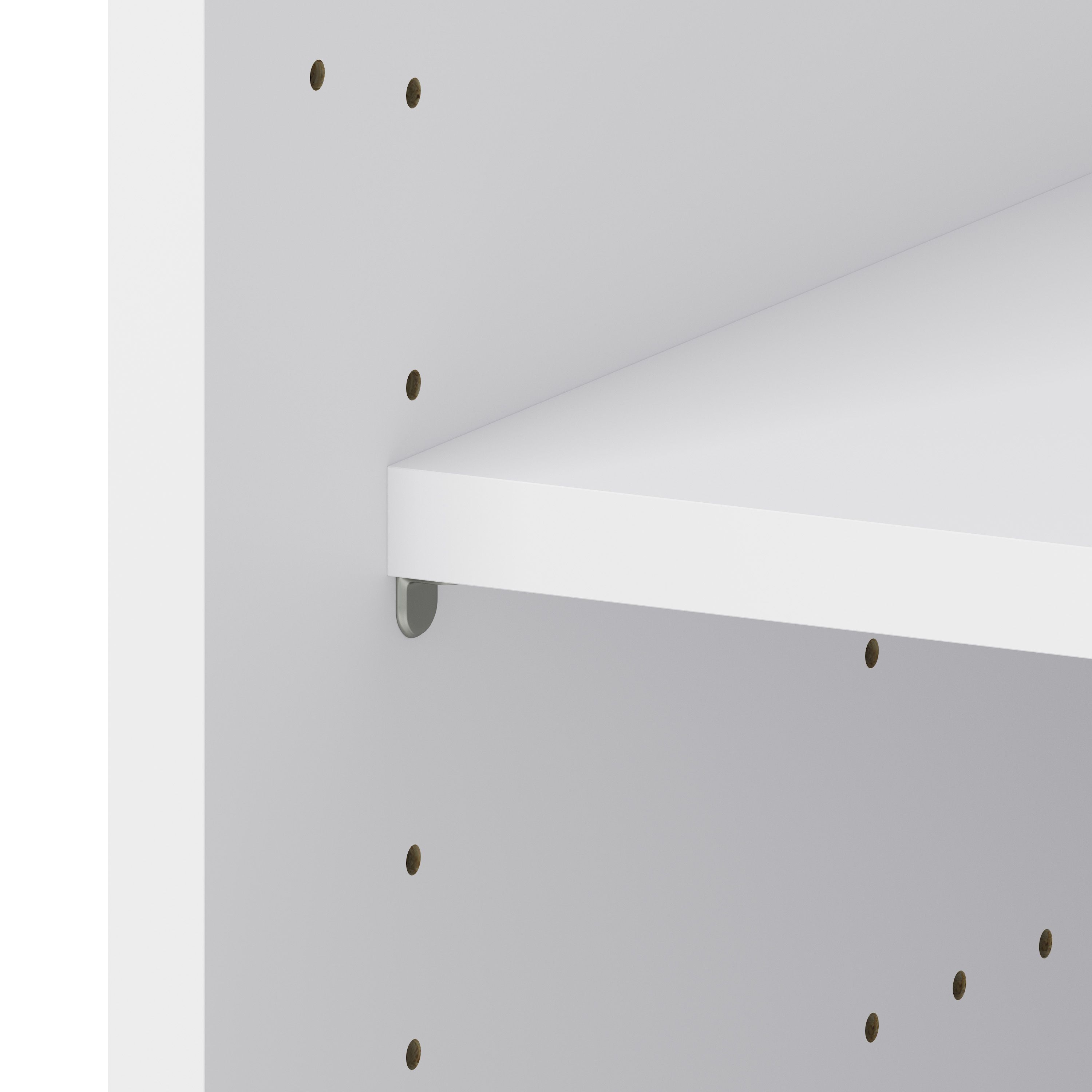 GoodHome Stevia Matt white Gloss white slab Base Kitchen cabinet (W ...