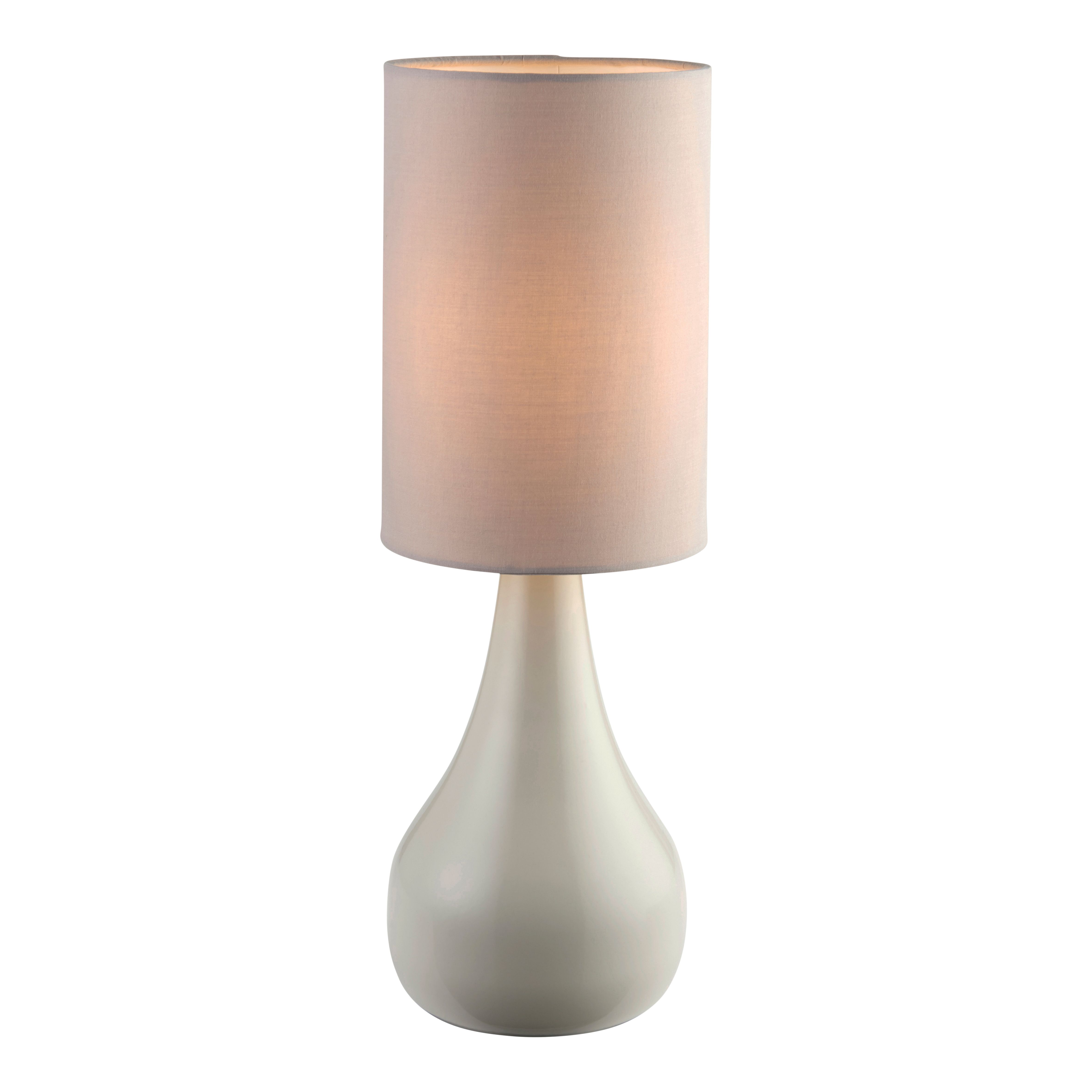 GoodHome Tertrez Classic Light grey Table light