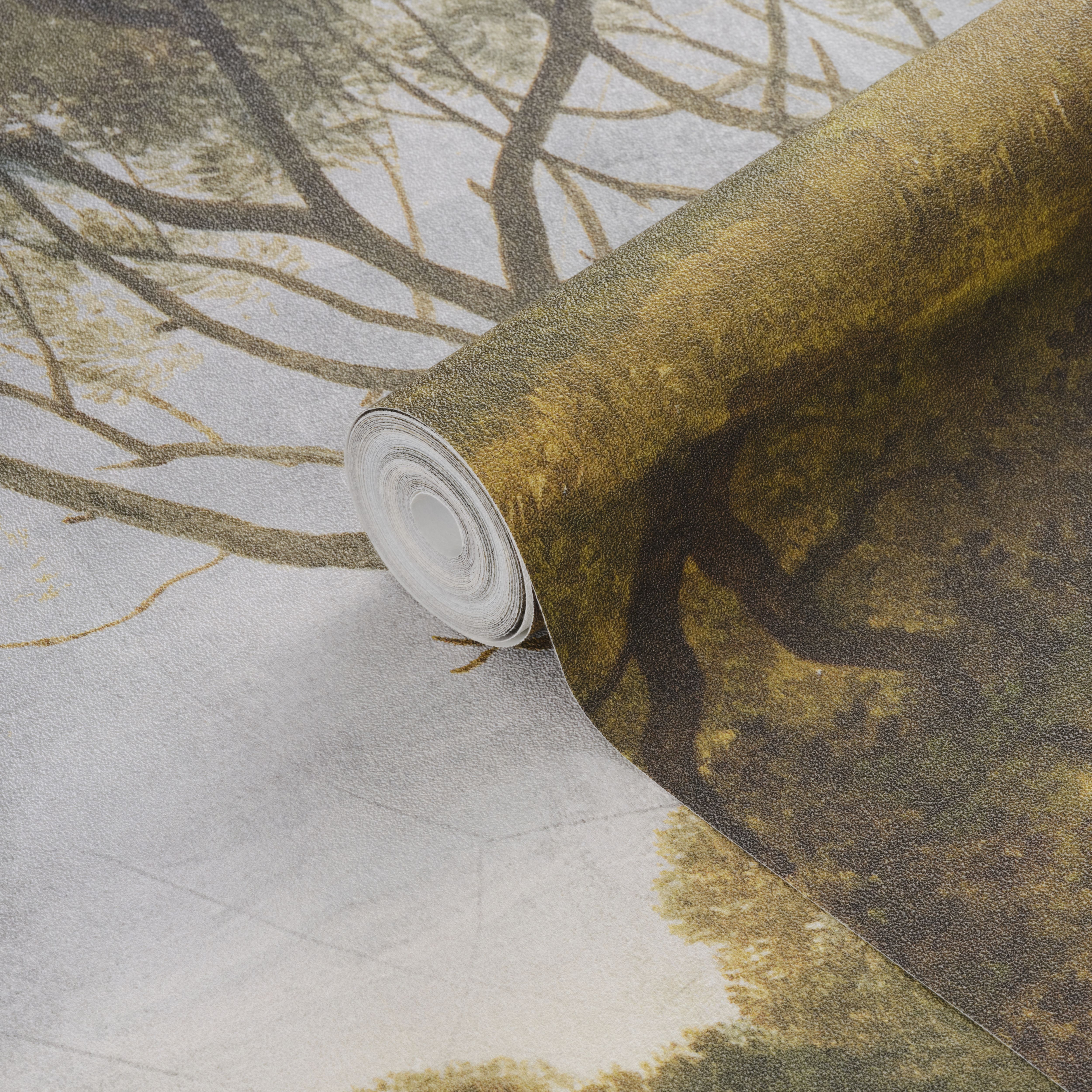 GoodHome Triphan Multicolour Trees Matt Mural | DIY at B&Q