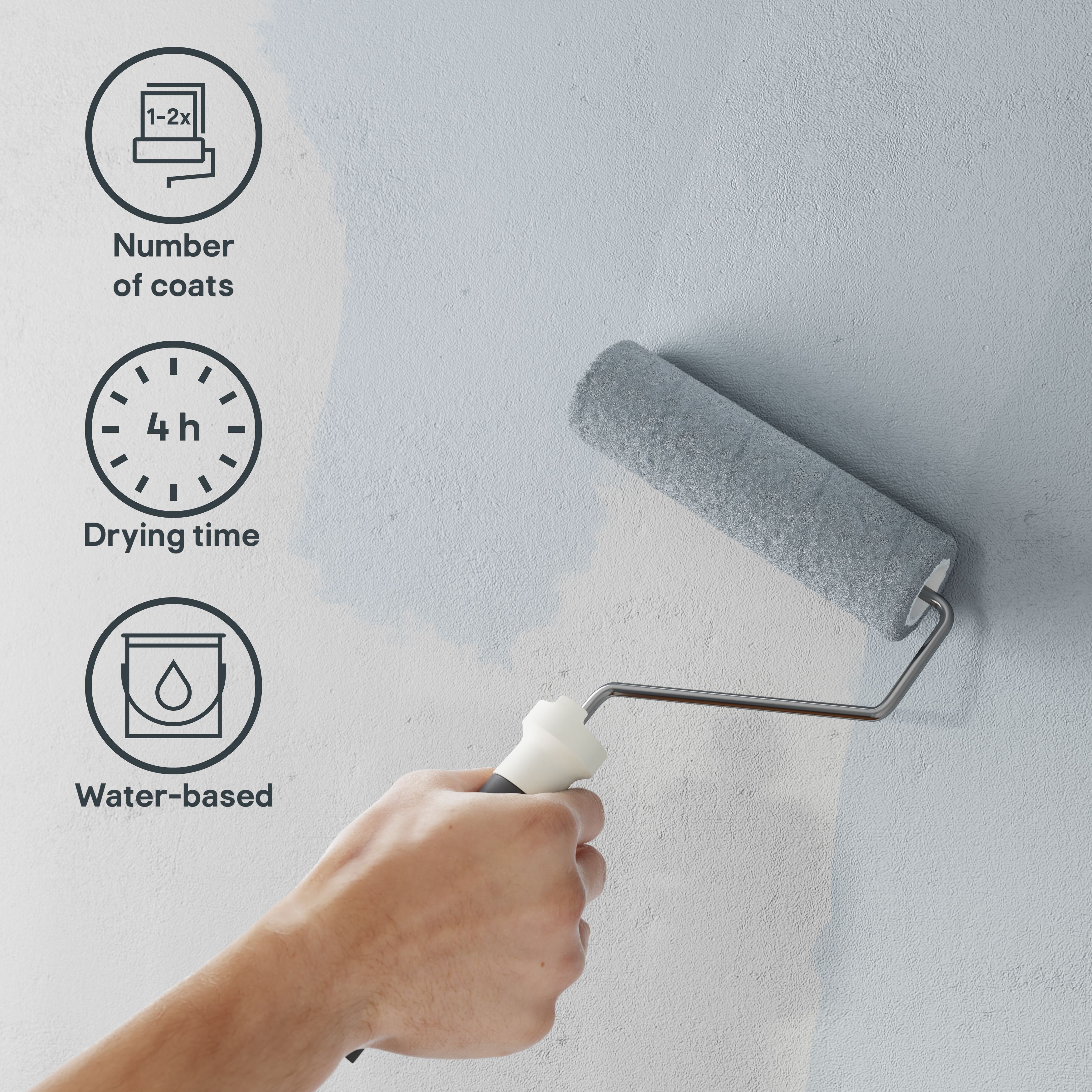 GoodHome Ultra Cover Hamptons Matt Emulsion paint, 2.5L