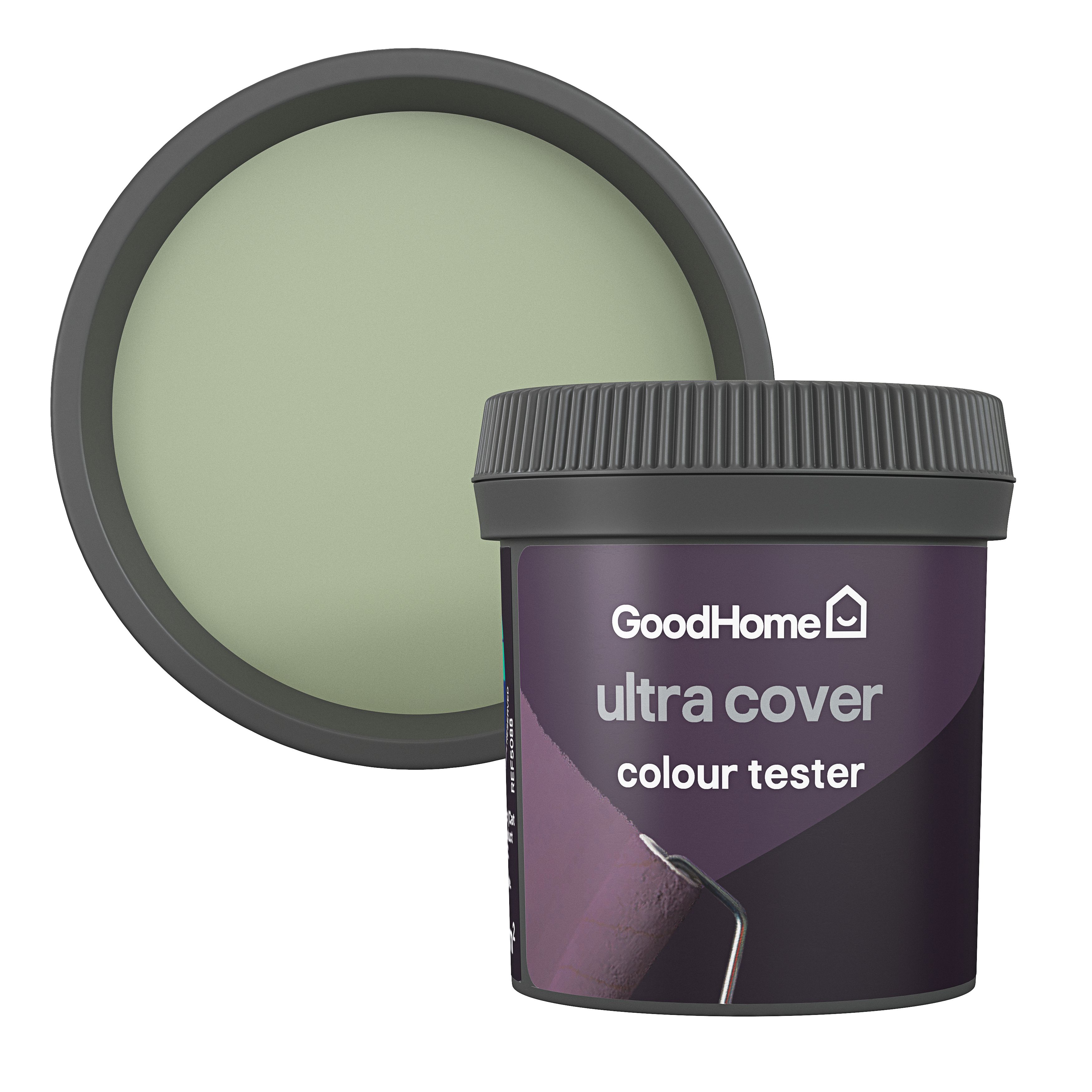 GoodHome Ultra Cover Limerick Matt Emulsion paint, 50ml Tester pot ...