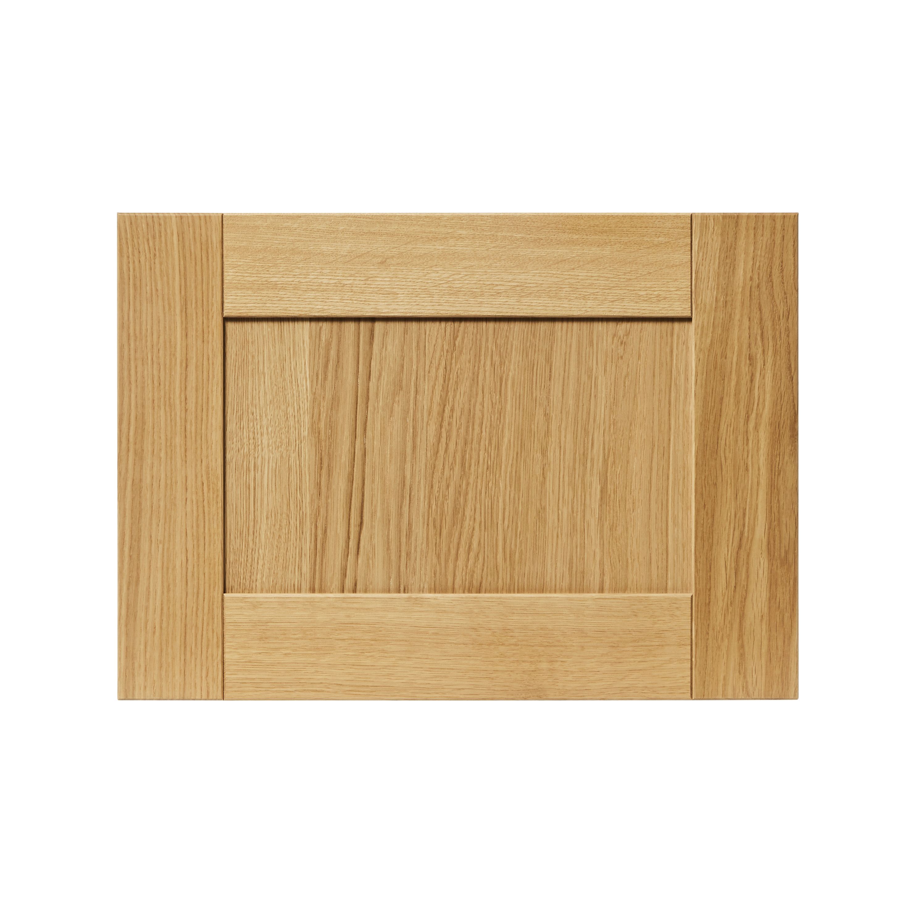 GoodHome Verbena Natural oak effect Matt natural oak effect Shaker 2 ...