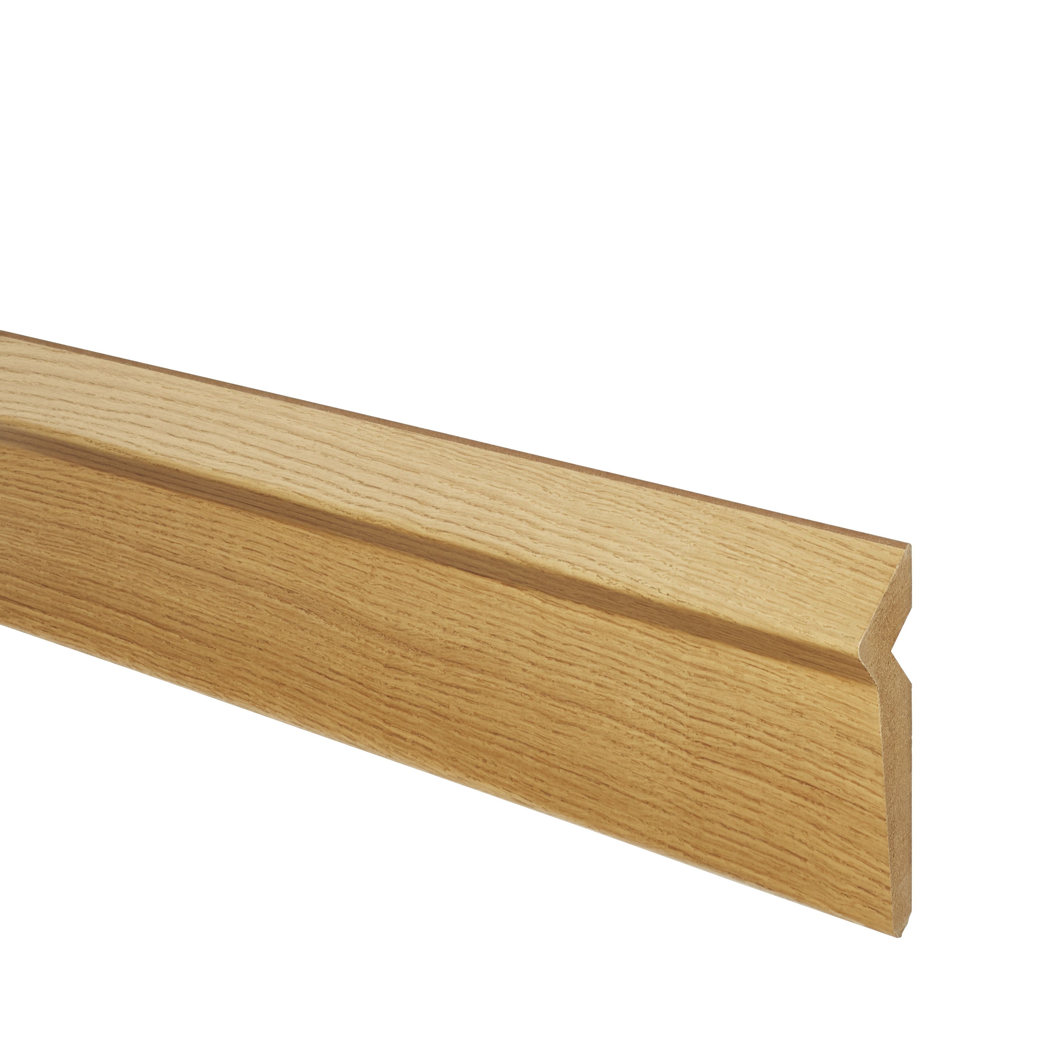 GoodHome Verbena Natural Oak effect Pelmet, (L)2400mm (H)75mm | DIY at B&Q