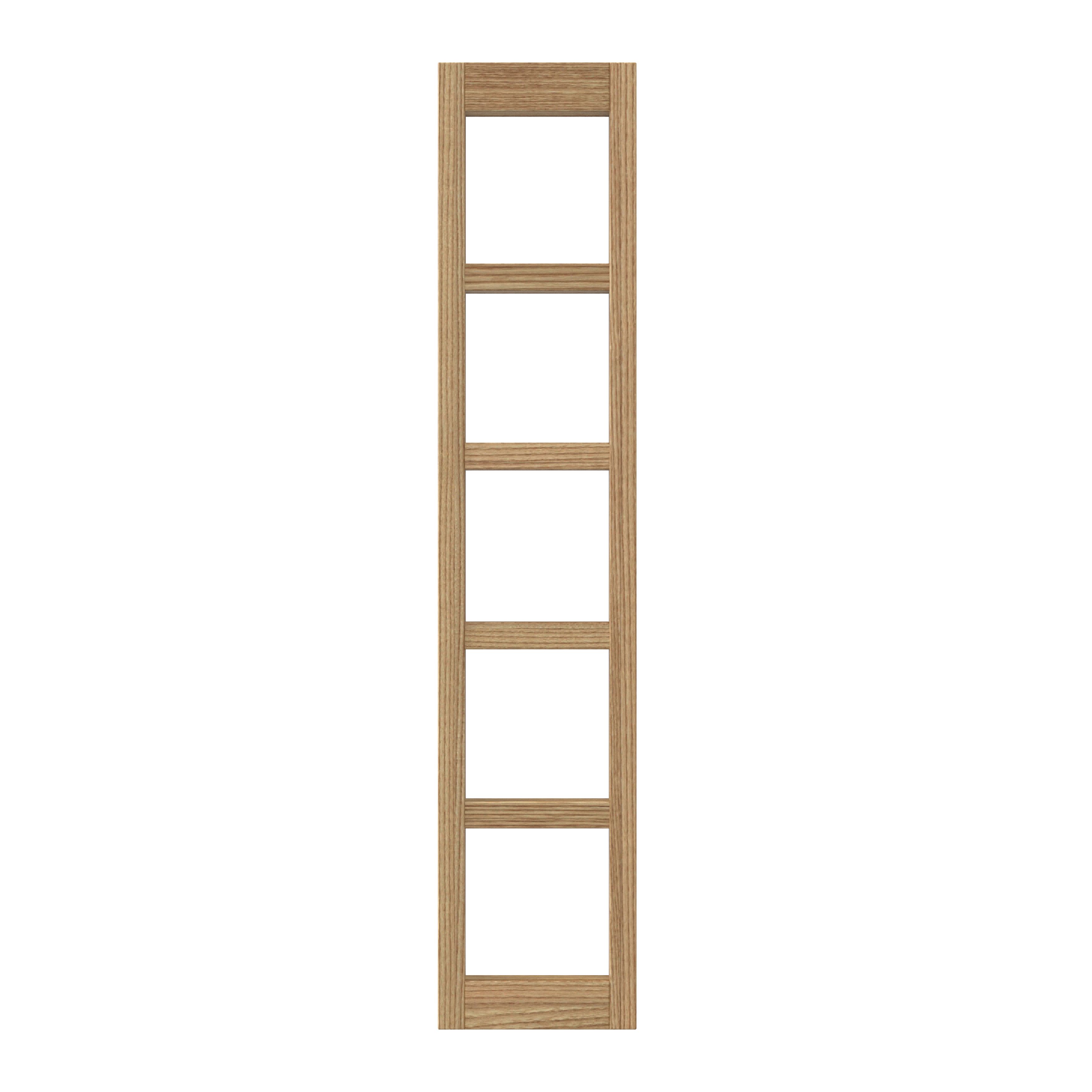 GoodHome Verbena Natural Oak effect Wine rack fascia, (H)715mm (W)147mm