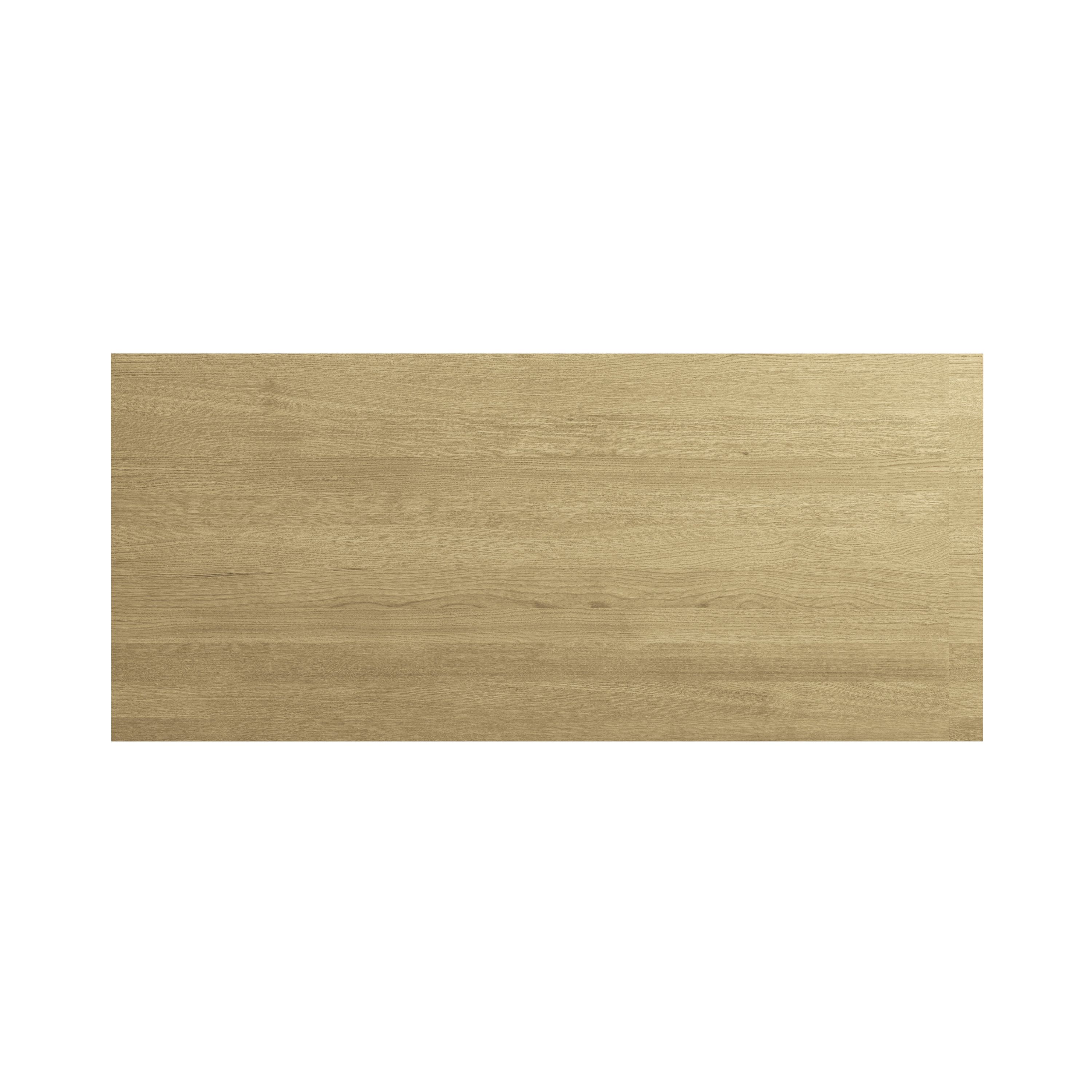 GoodHome Verbena Natural oak shaker Standard Breakfast bar back panel ...