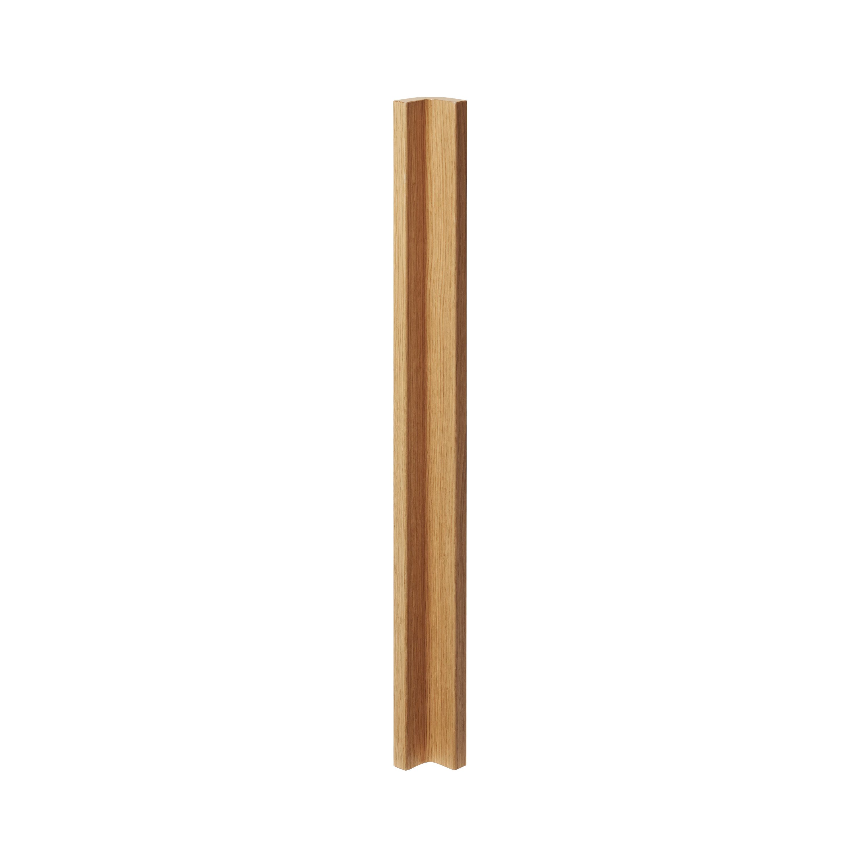 GoodHome Verbena Natural oak shaker Standard Corner post, (W)59mm (H ...
