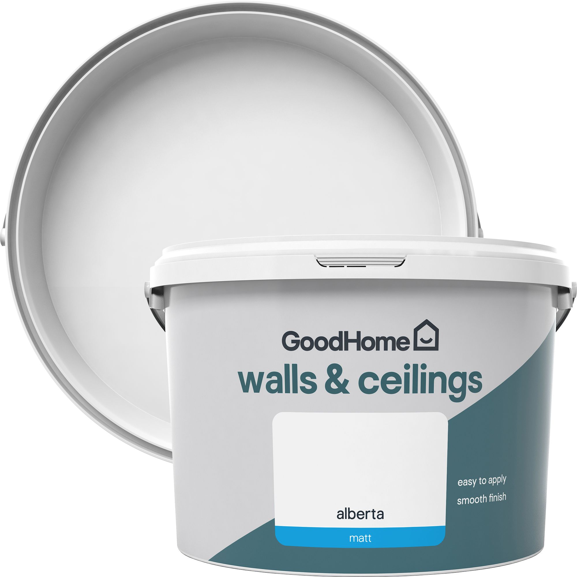GoodHome Walls & ceilings Alberta Matt Emulsion paint, 2.5L | DIY at B&Q