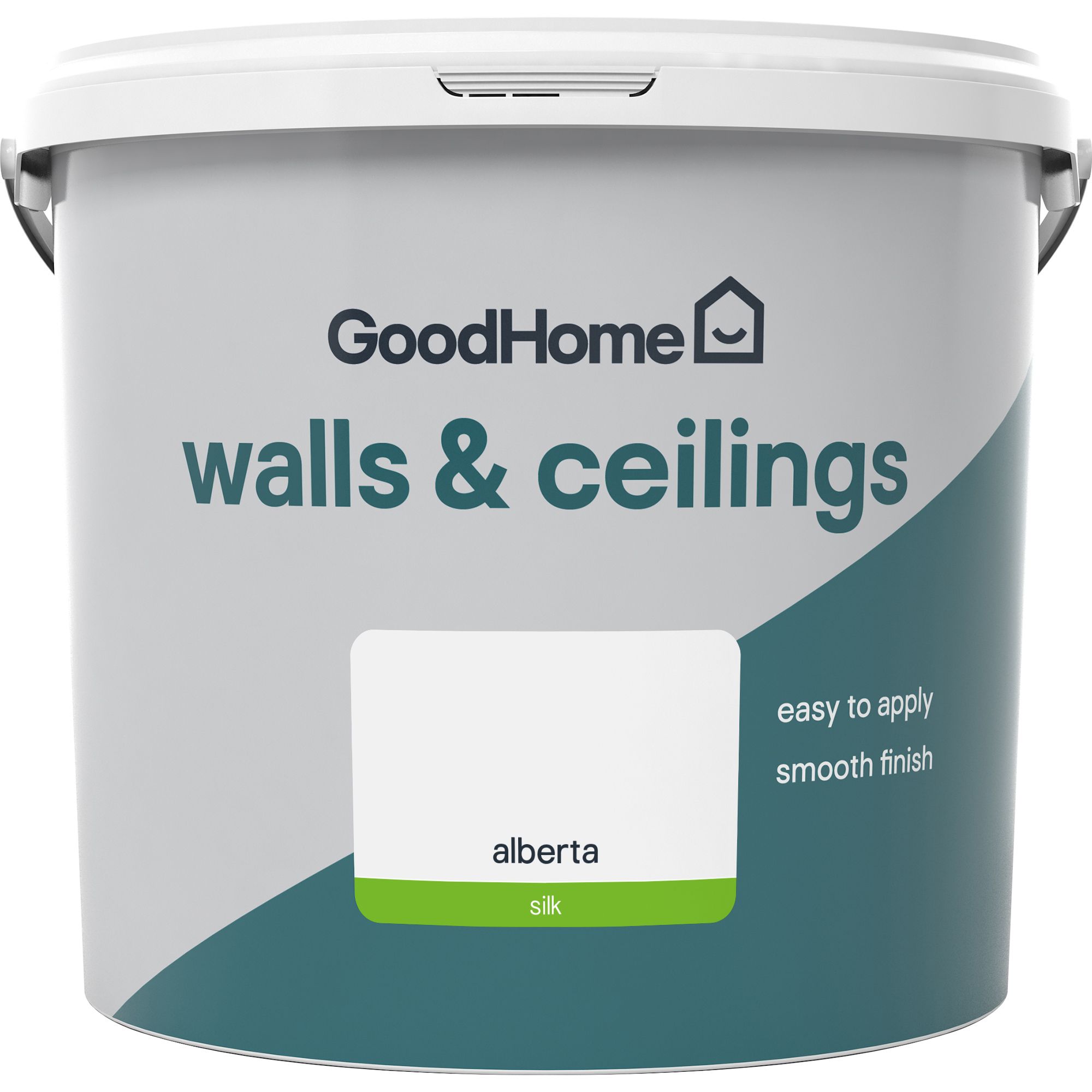 GoodHome Walls & Ceilings Alberta Silk Emulsion paint, 5L