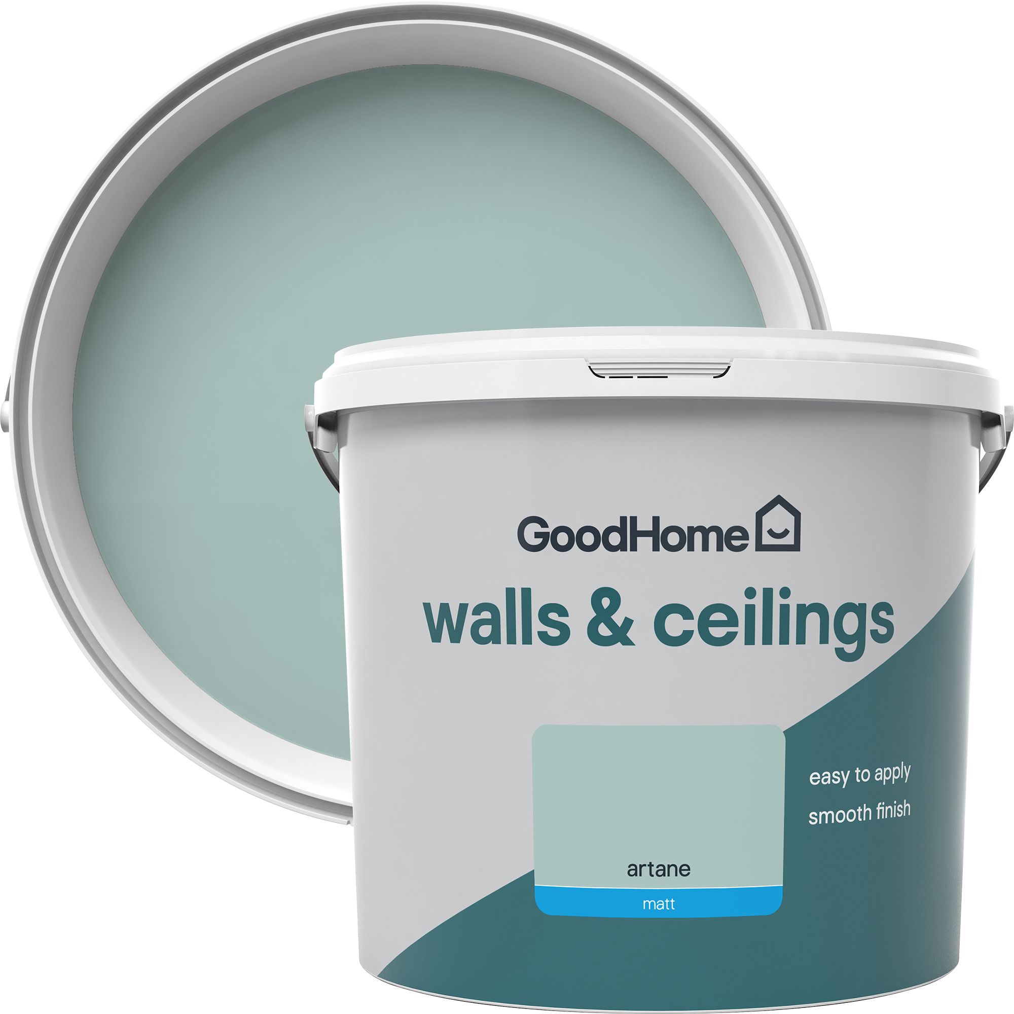 GoodHome Walls & ceilings Artane Matt Emulsion paint, 5L | DIY at B&Q