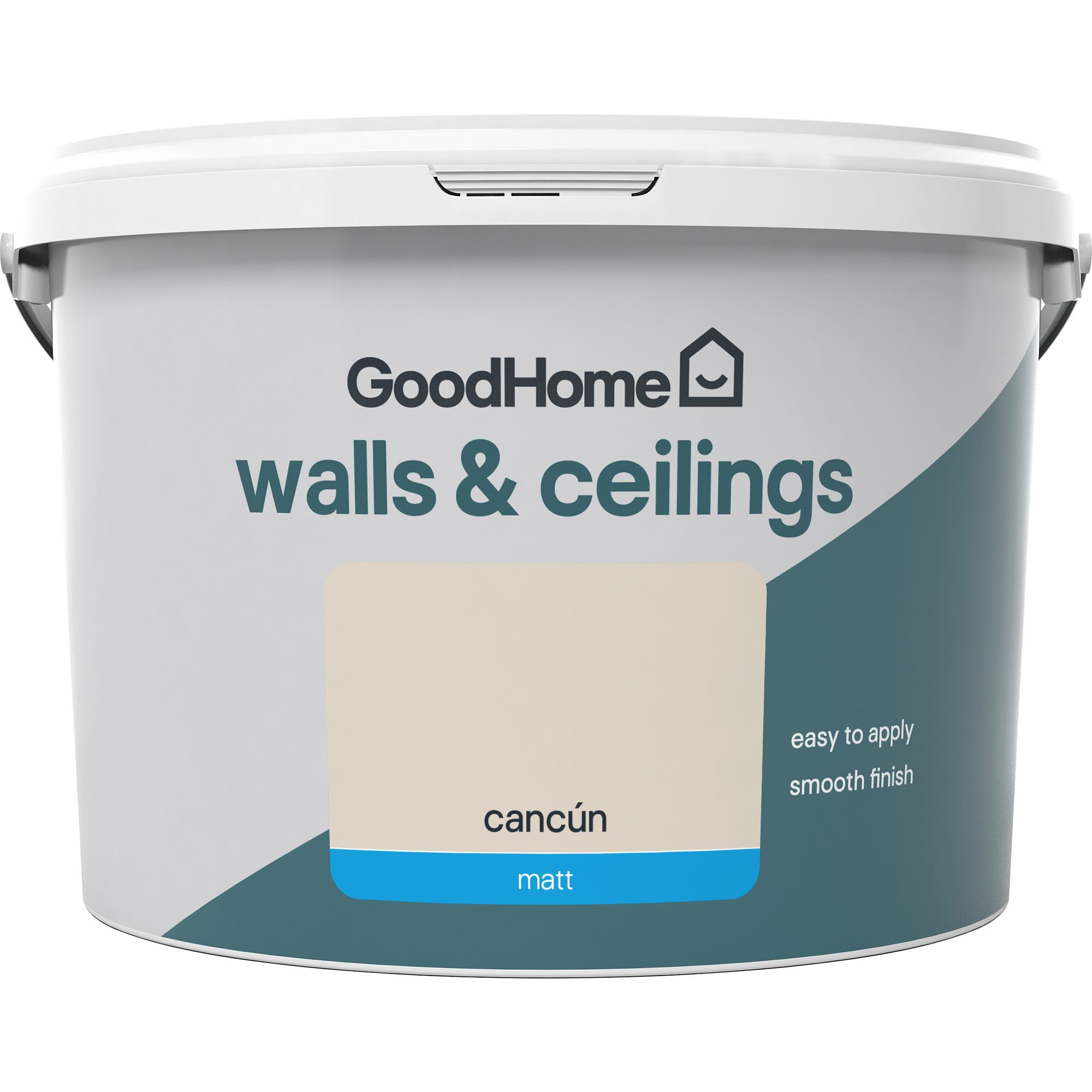 GoodHome Walls & ceilings Cancun Matt Emulsion paint, 2.5L | DIY at B&Q