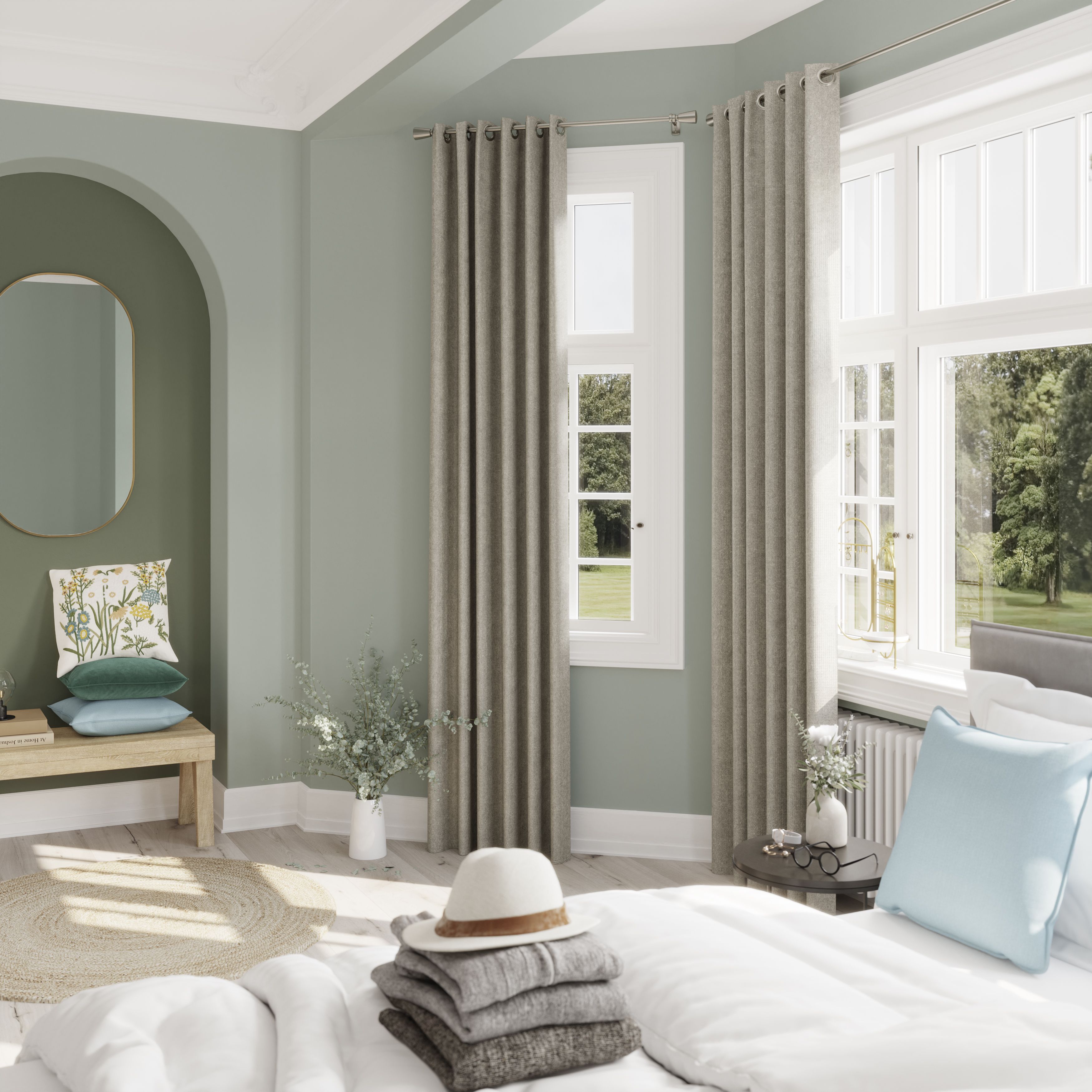 GoodHome Walls & ceilings Edenberry Silk Emulsion paint, 2.5L | DIY at B&Q