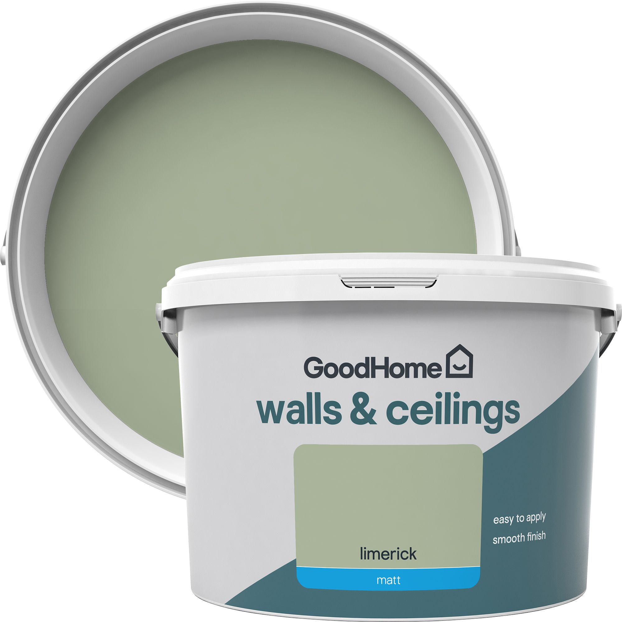GoodHome Walls & ceilings Limerick Matt Emulsion paint, 2.5L | DIY at B&Q