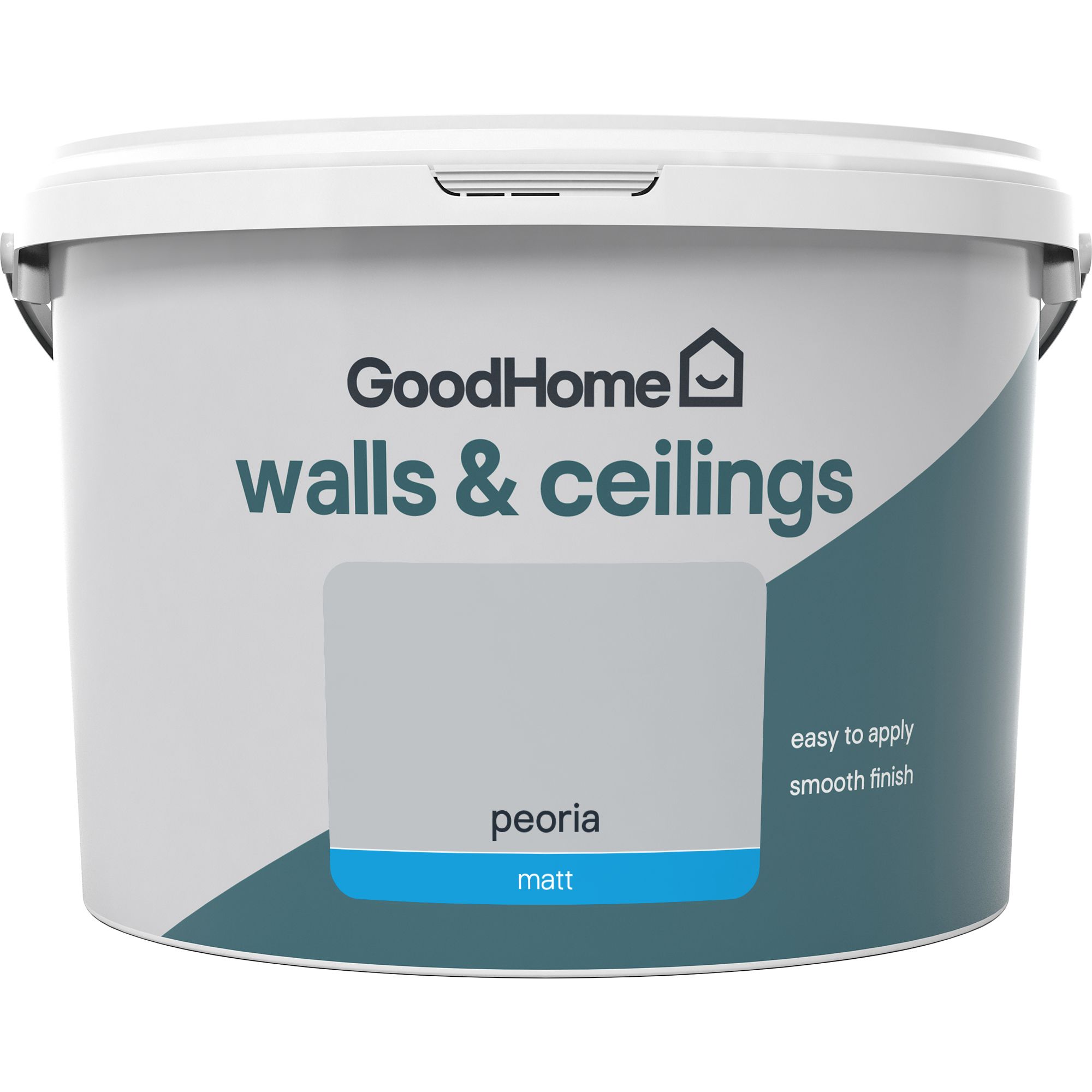 GoodHome Walls & Ceilings Peoria Matt Emulsion paint, 2.5L