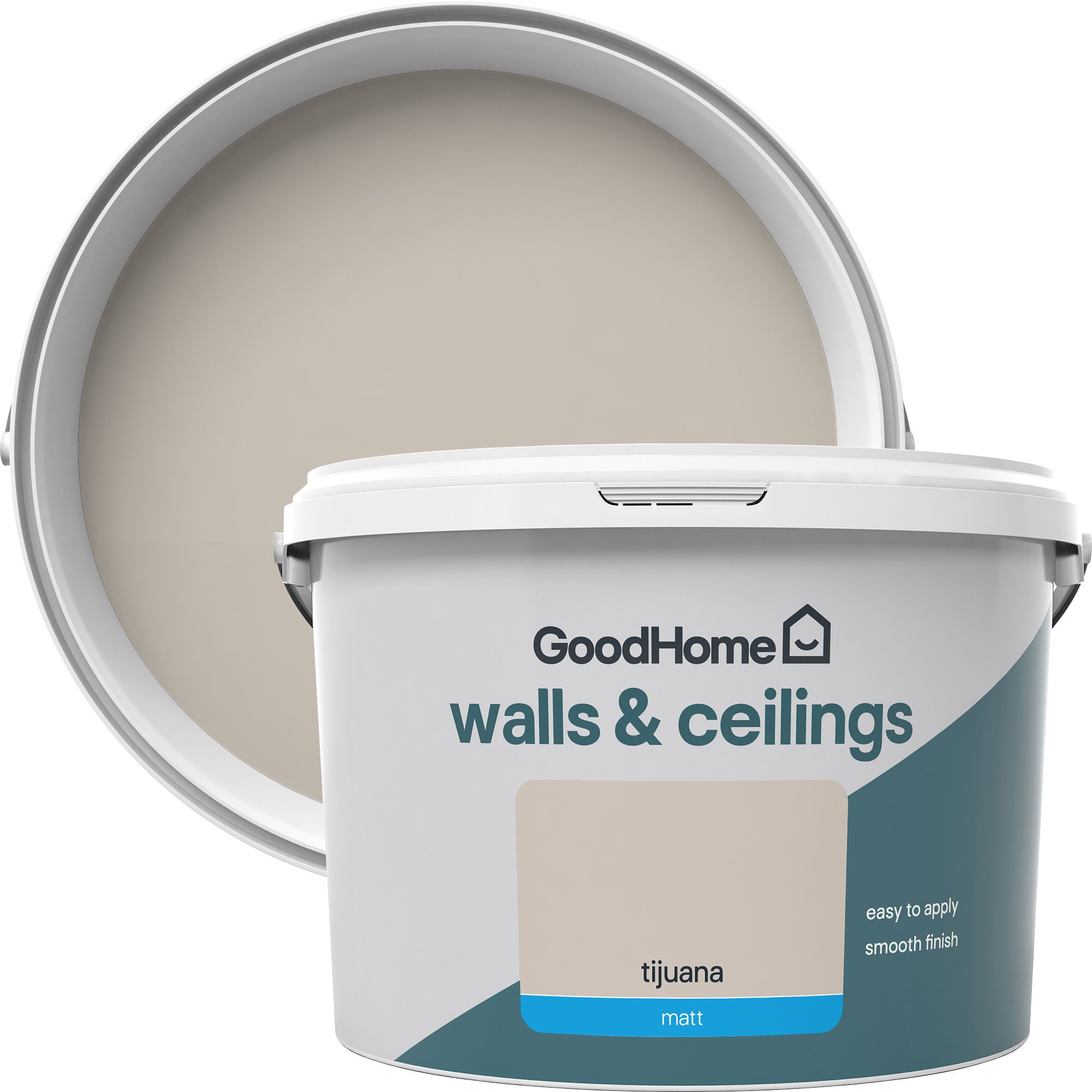 GoodHome Walls & Ceilings Tijuana Matt Emulsion paint, 2.5L