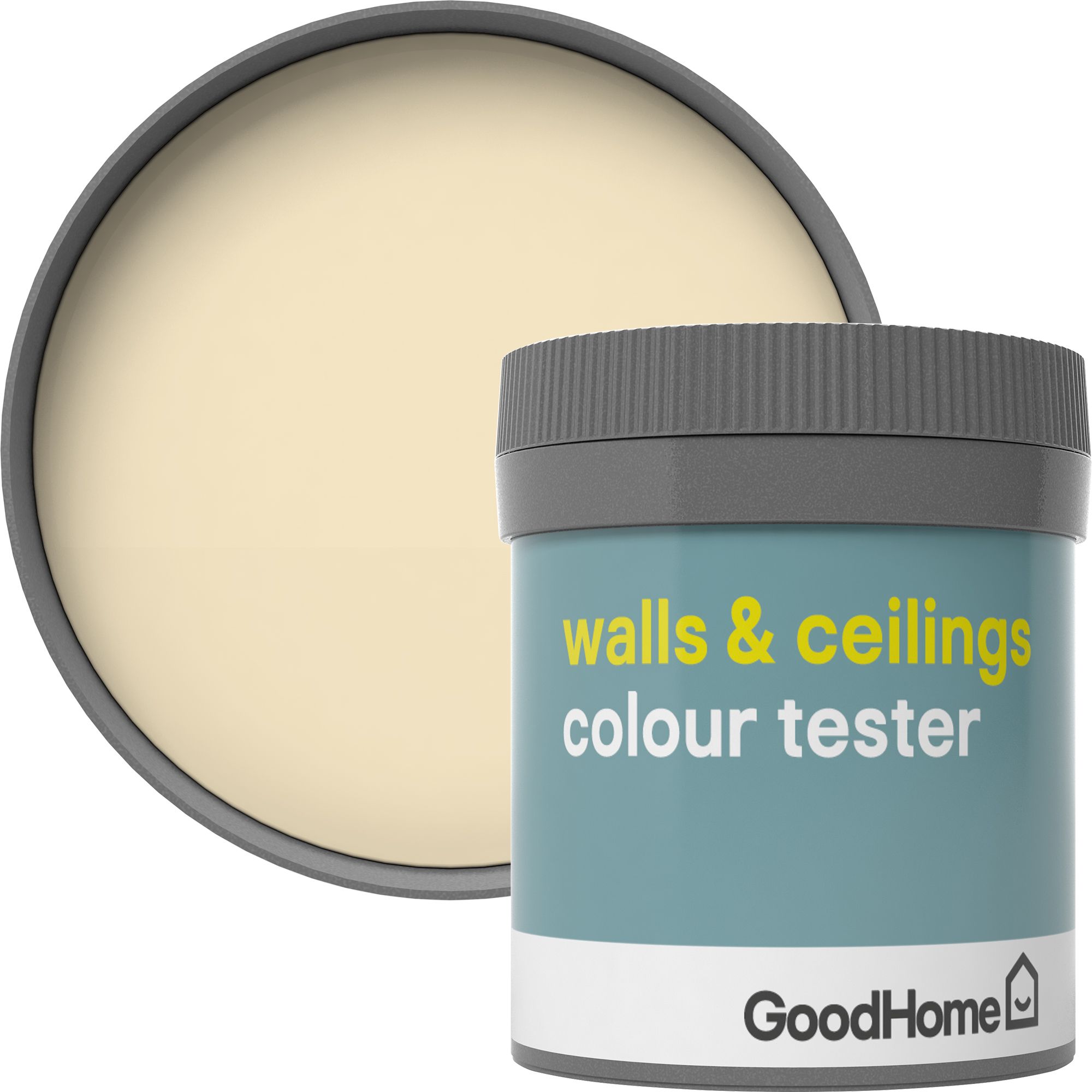 GoodHome Walls & ceilings Toronto Matt Emulsion paint, 50ml Tester pot ...
