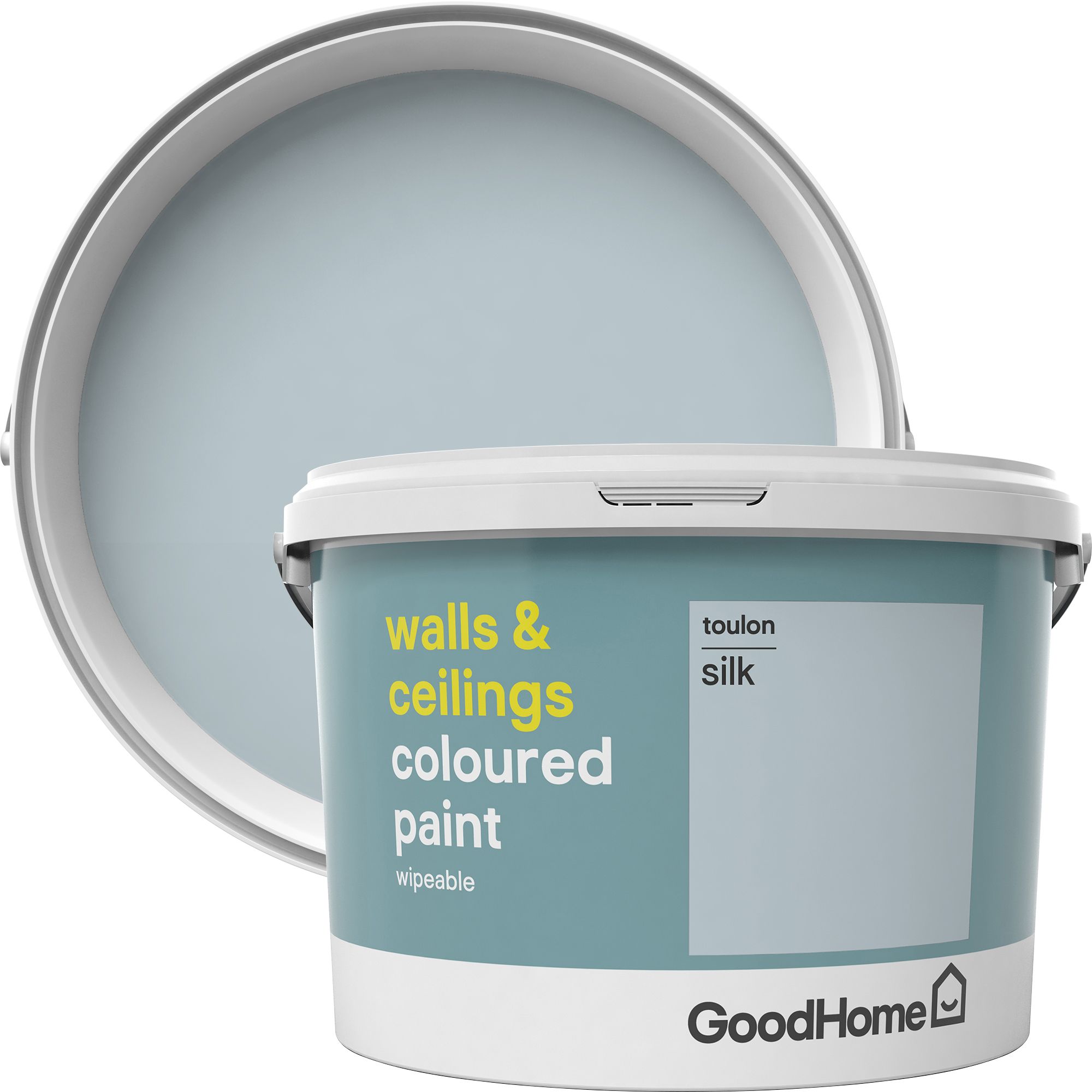 GoodHome Walls & ceilings Toulon Silk Emulsion paint 2.5L | DIY at B&Q