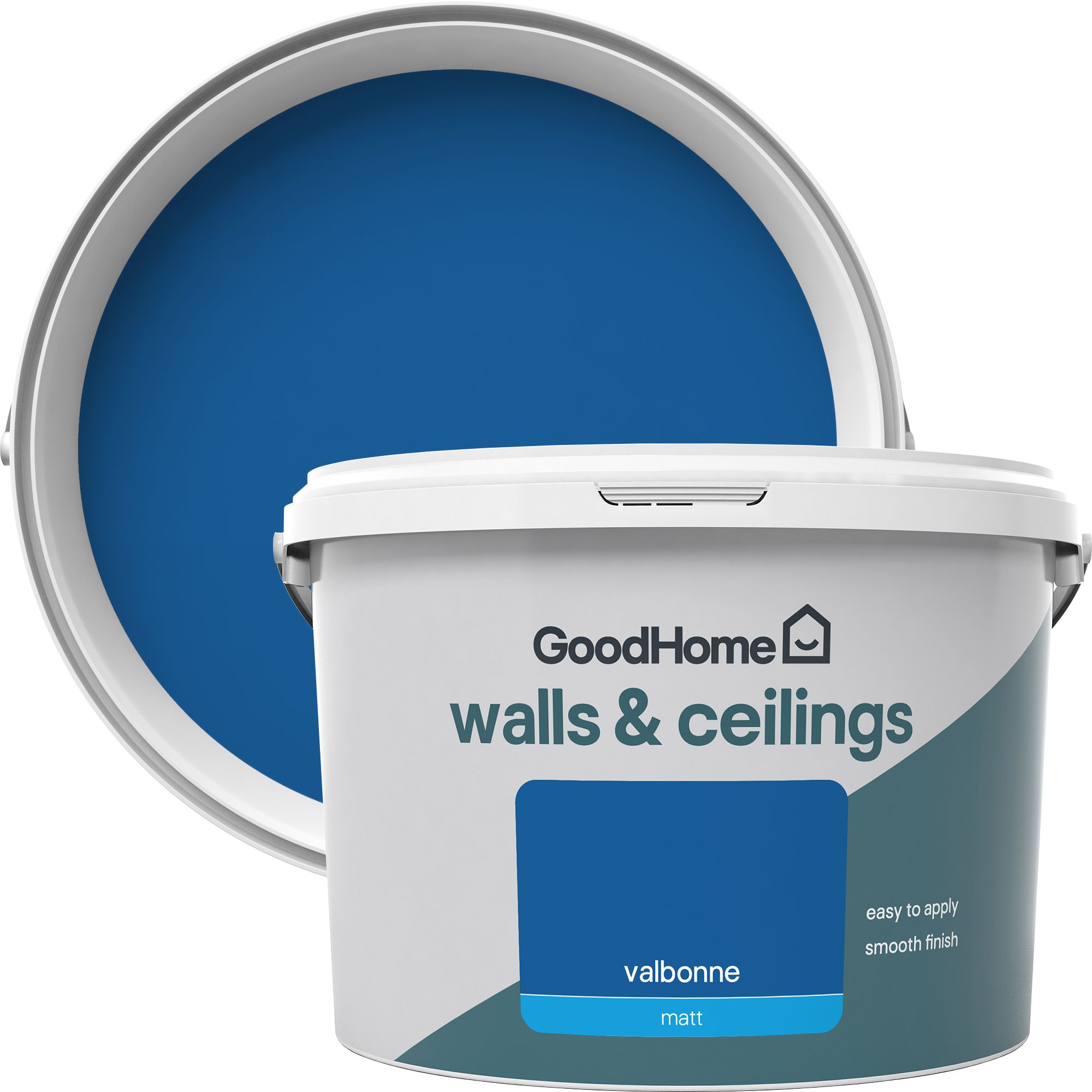 Buy GoodHome Walls & ceilings Valbonne Matt Emulsion paint, 2.5L | DIY ...
