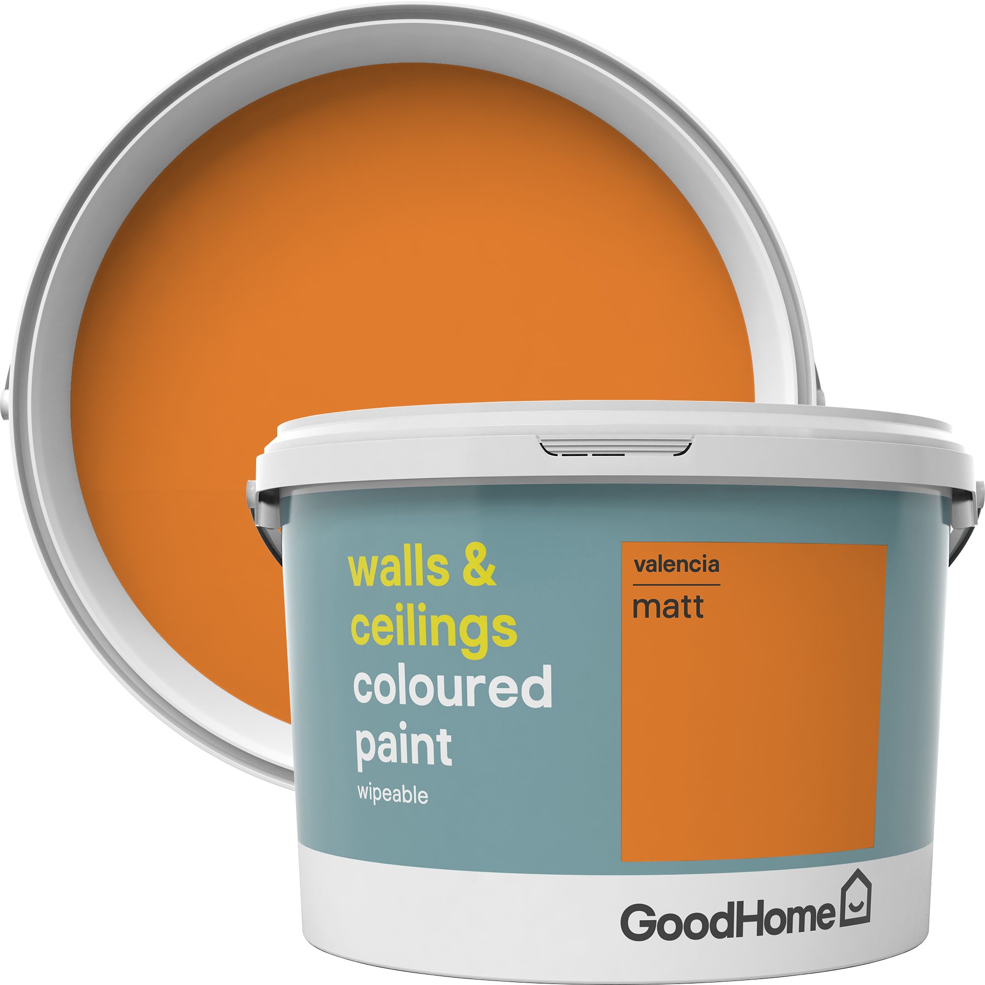 GoodHome Walls & ceilings Valencia Matt Emulsion paint, 2.5L | DIY at B&Q
