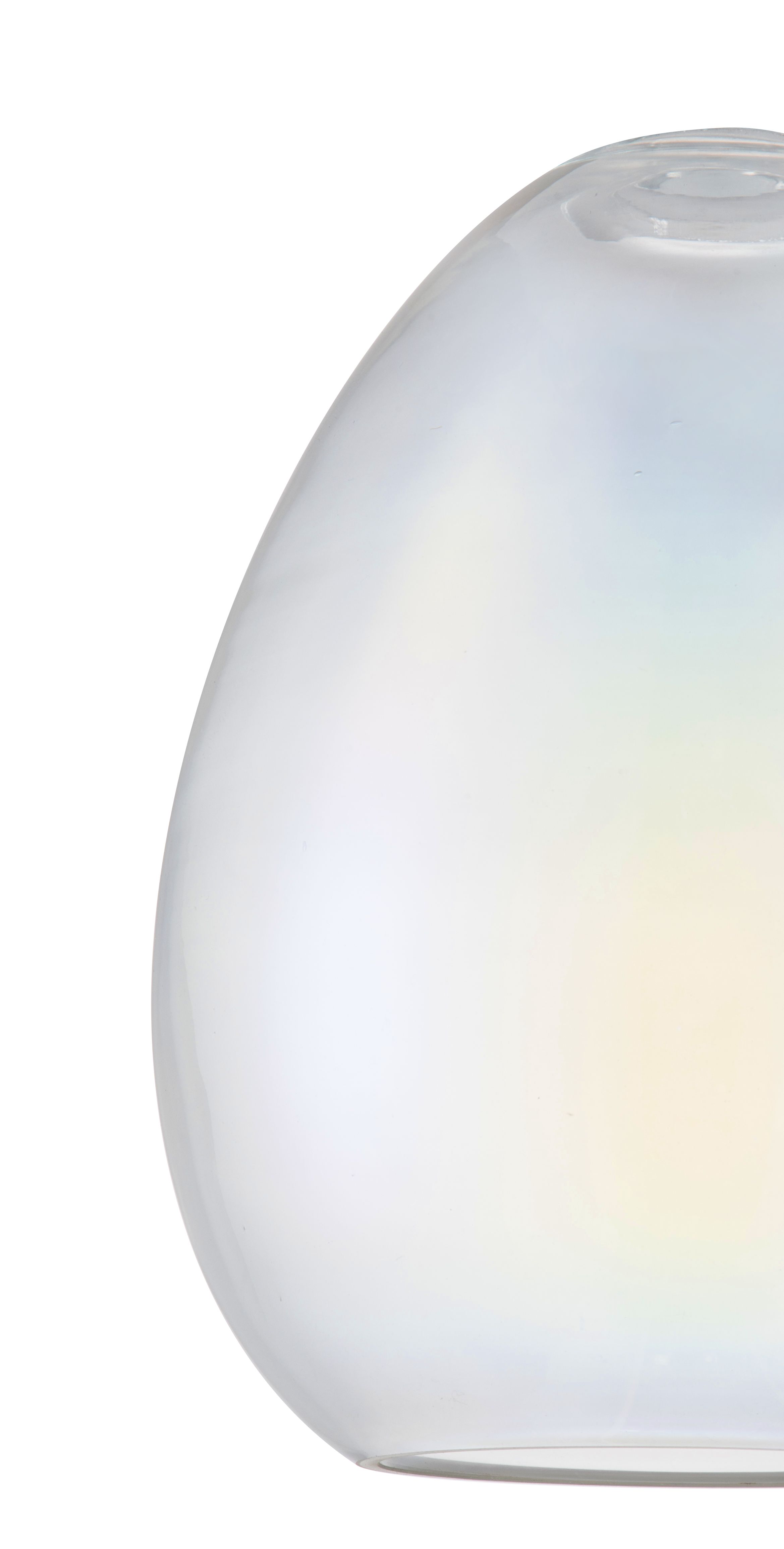 GoodHome Wantage Iridescent effect Round Oval Lamp shade (D)21cm