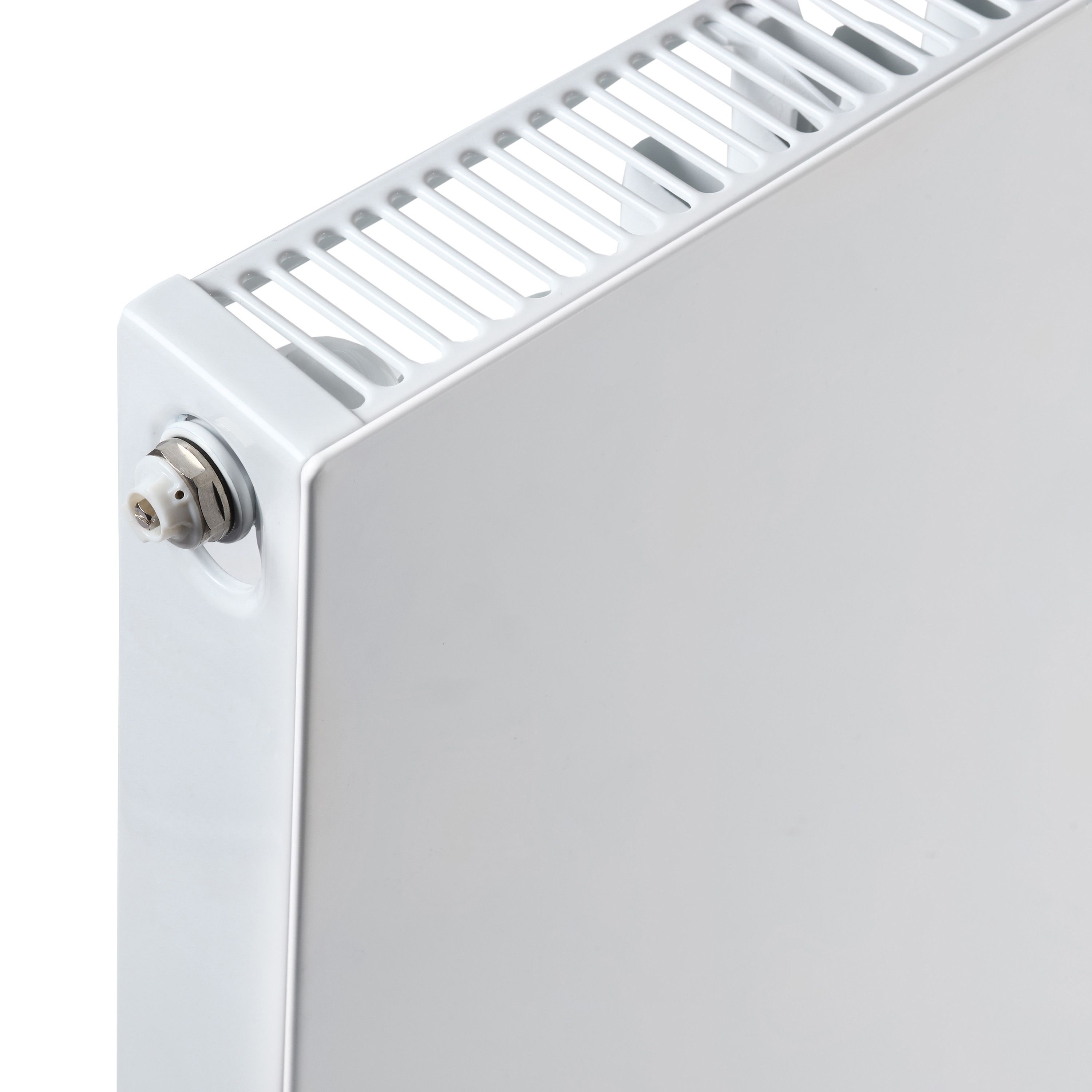 Shop GoodHome White Type 11 Single Panel Radiator, (W)600mm x (H)600mm