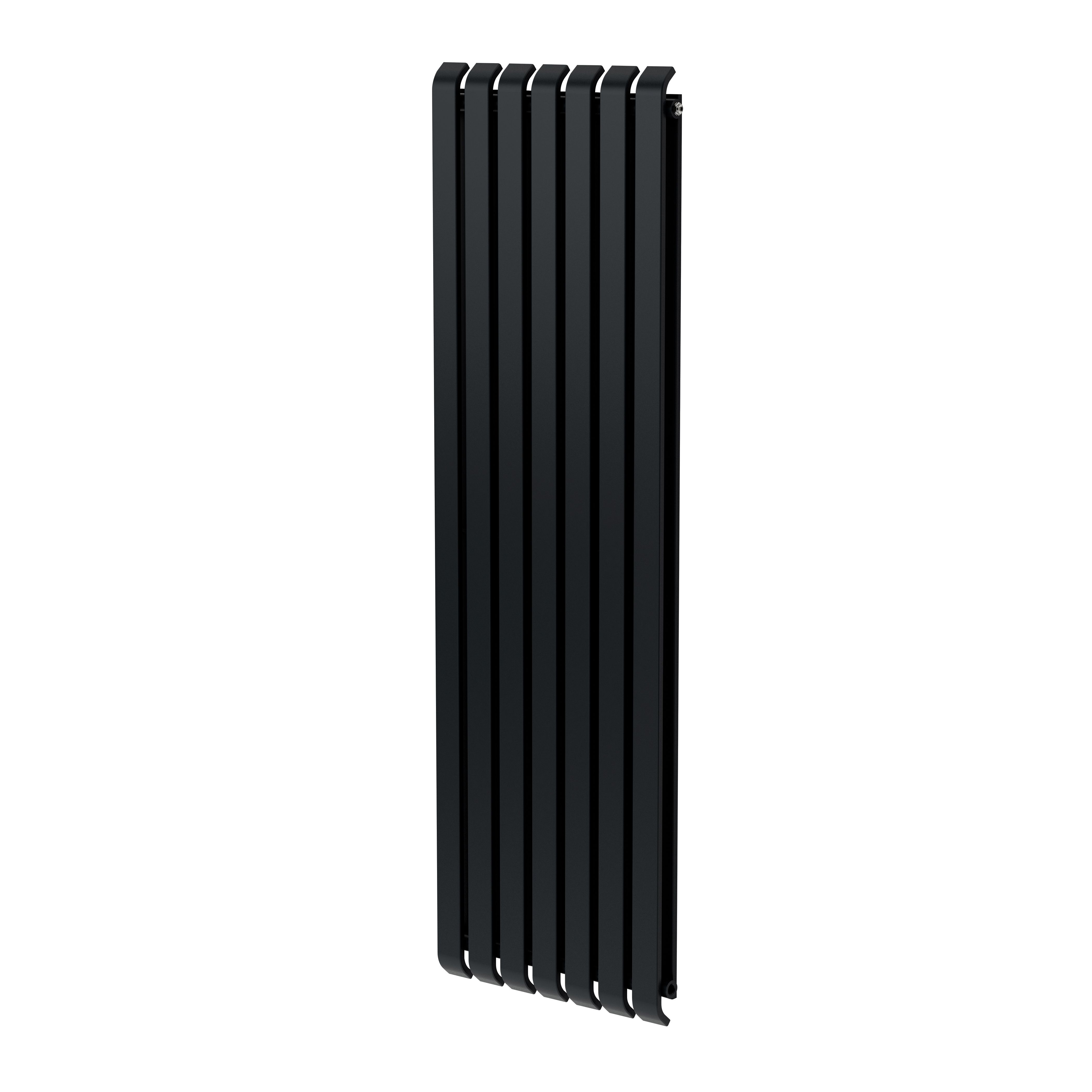 GoodHome Wilsona Double Anthracite Vertical Designer Radiator, (W)540mm ...