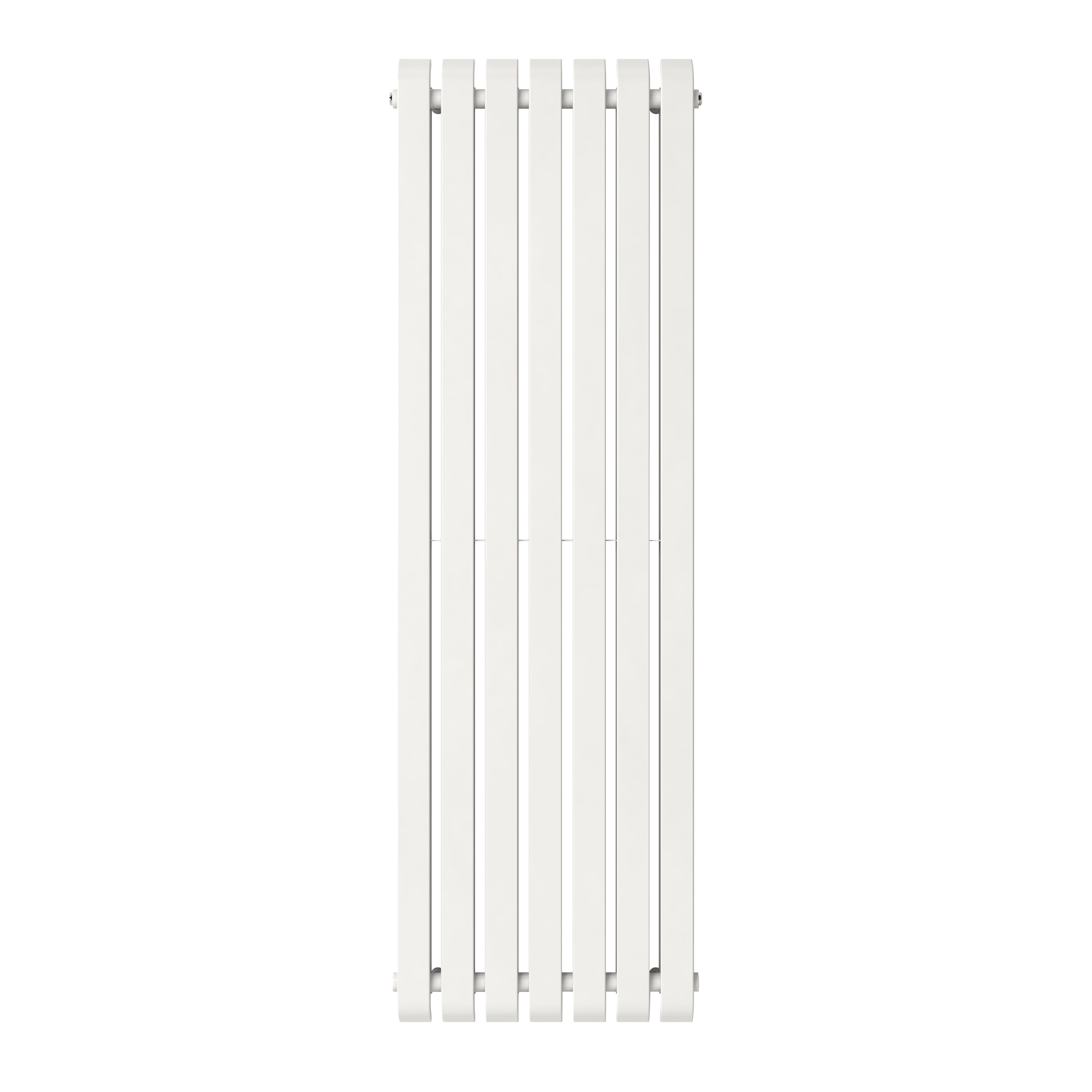GoodHome Wilsona Double White Vertical Designer Radiator, (W)540mm x (H ...