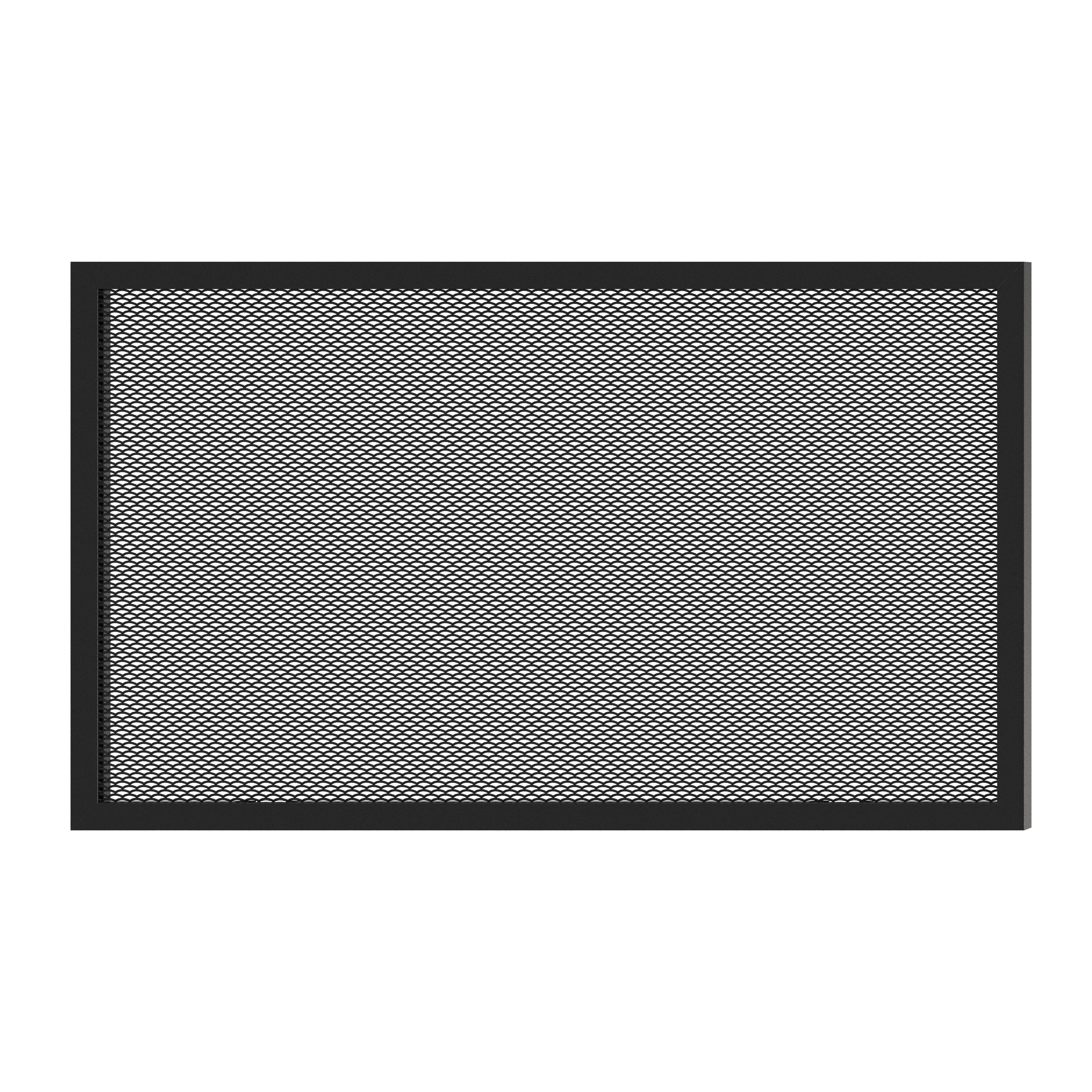 GoodHome Winterana Matt black Bridging Cabinet door (W)600mm (H)356mm ...